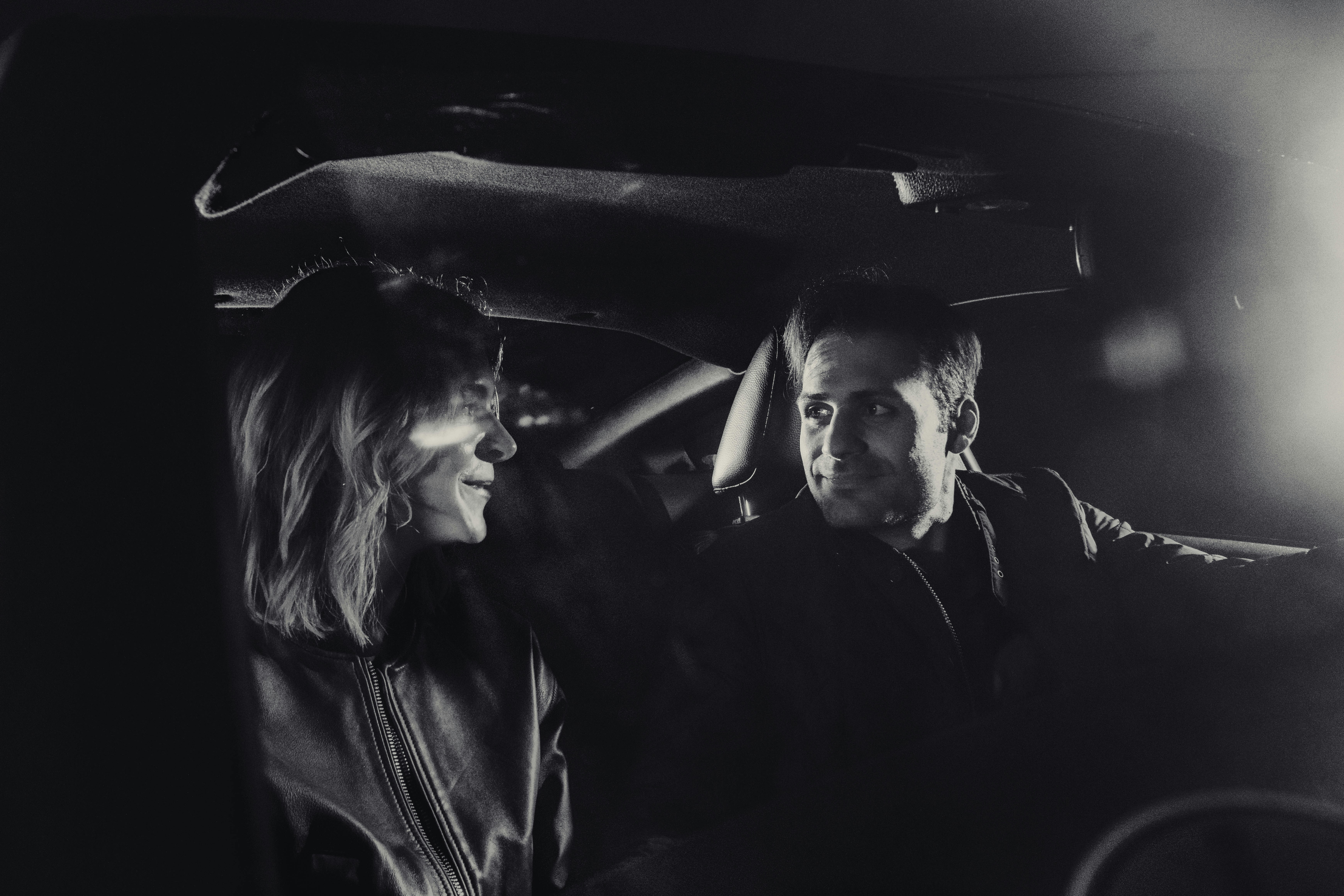 Midnight Drive: Quiet Conversation Through a Car Window