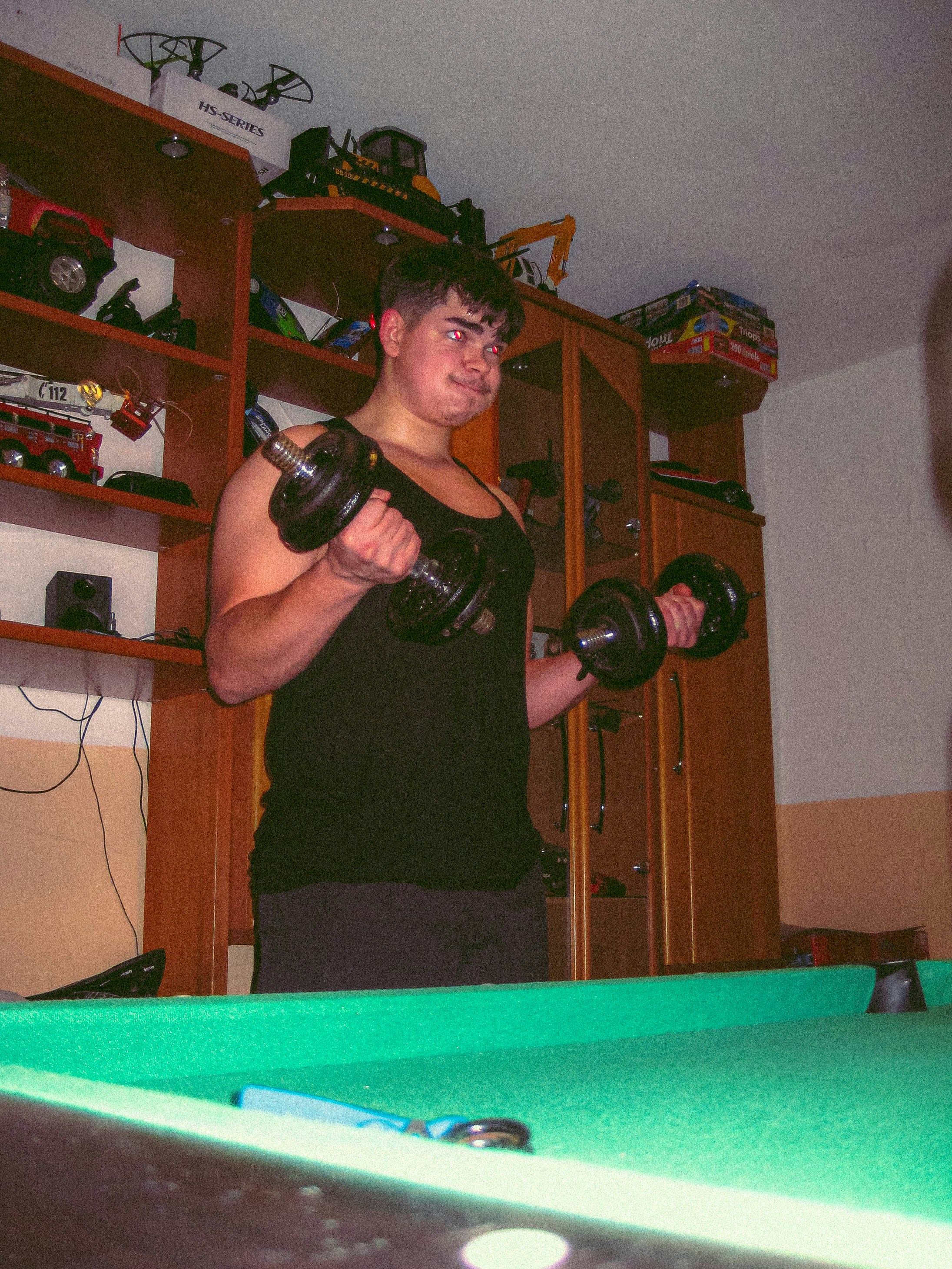 Lifting Gains in a Toyroom Gym