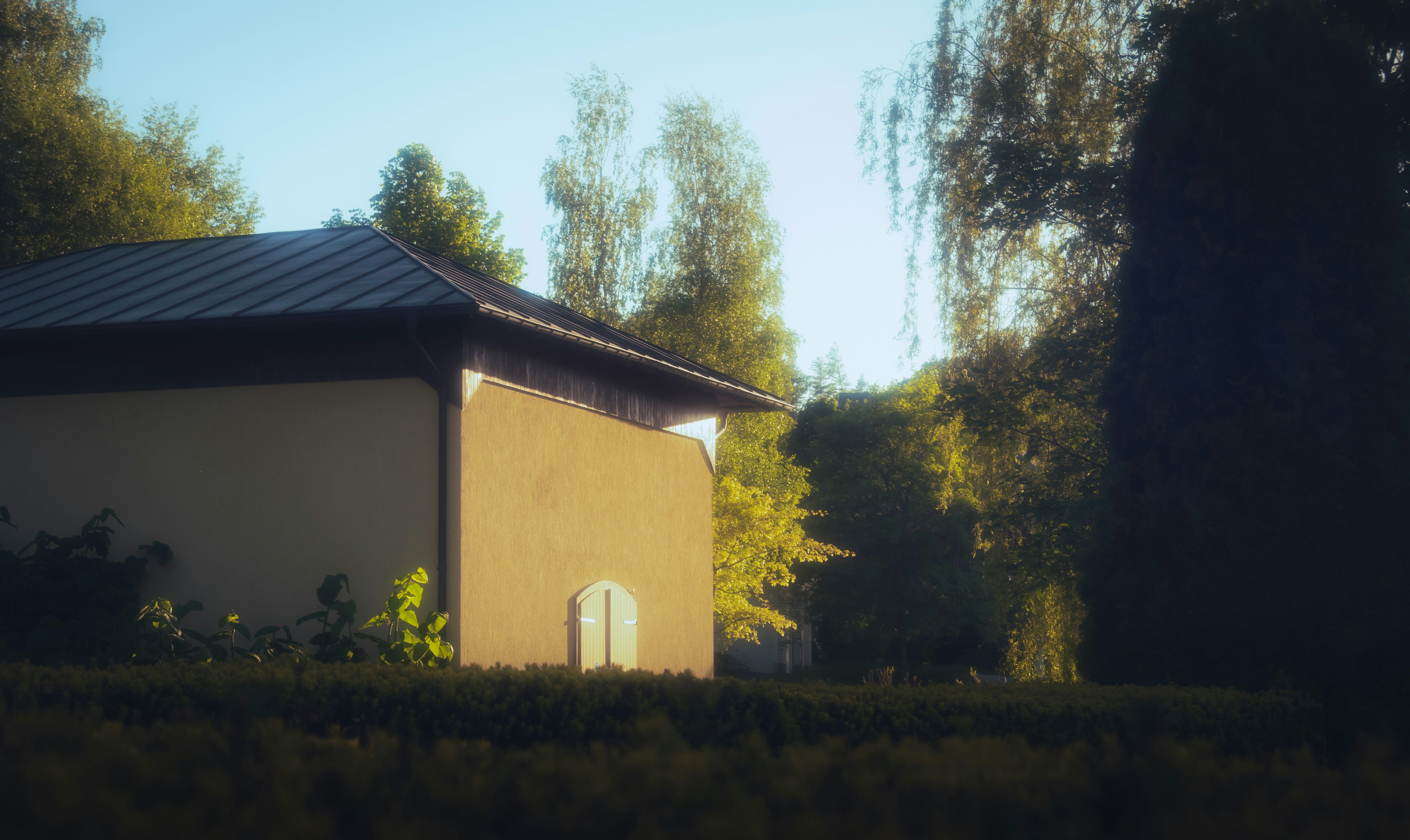 Sunlit Side of the Studio: Quiet Corner of a Garden Annex