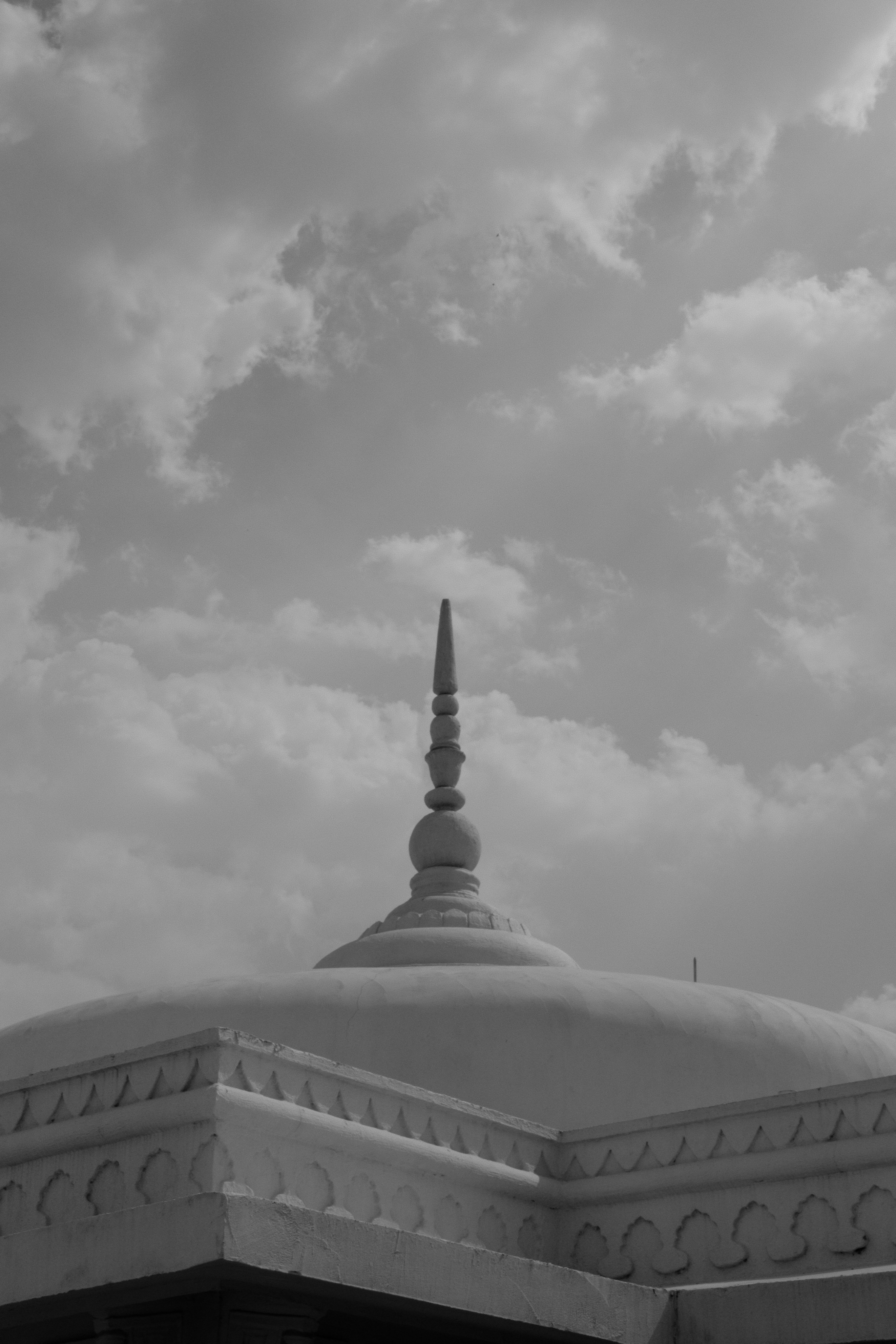 Spire Above the Frieze: A Meditative Silhouette