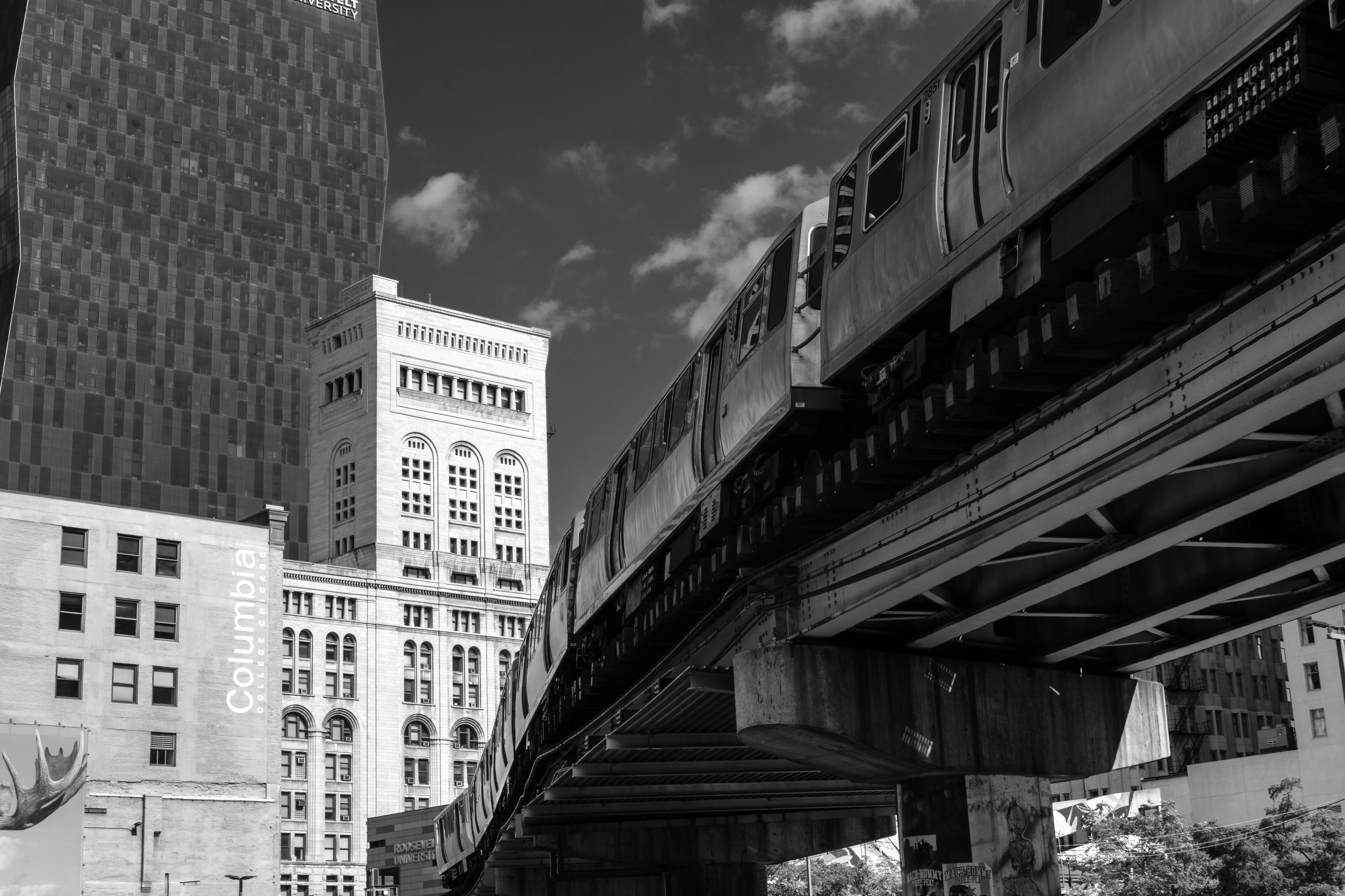 Urban Artery: Train Tracks Meet Tall Facades