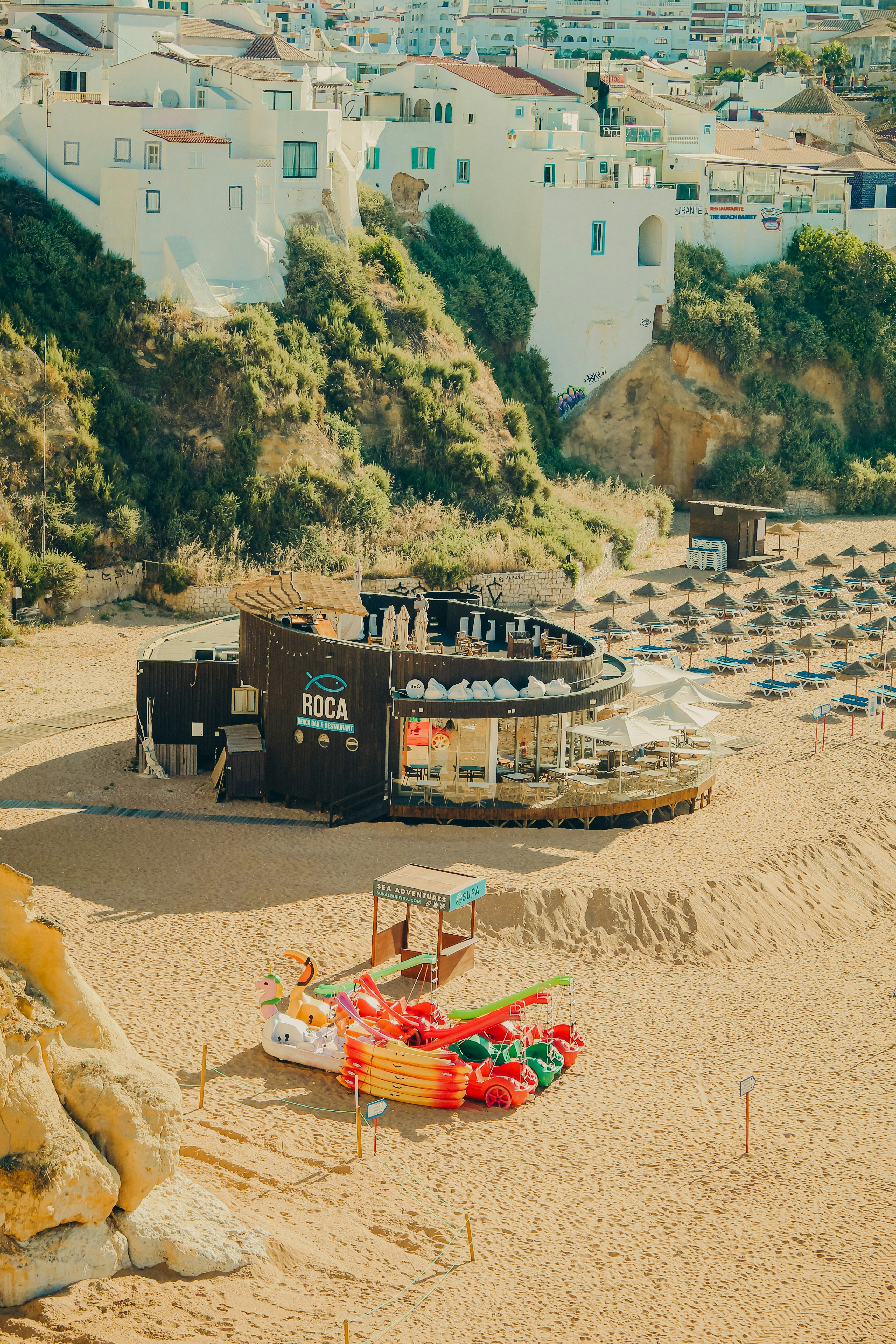 Beachfront Café Circo: Whitewashed Village Domes Over Golden Sand