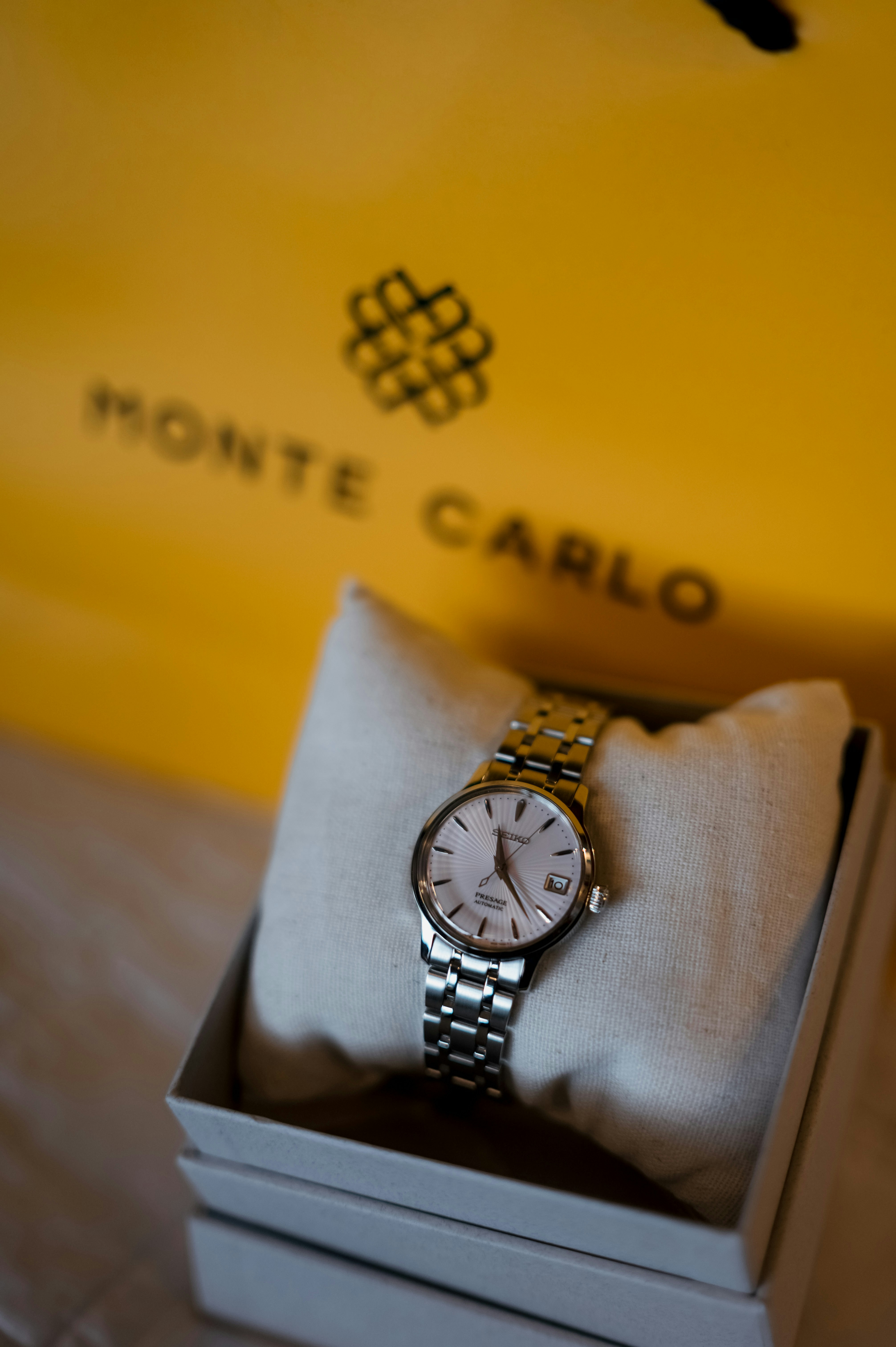 Timeless Precision: A Silver Steward in a Golden Room
