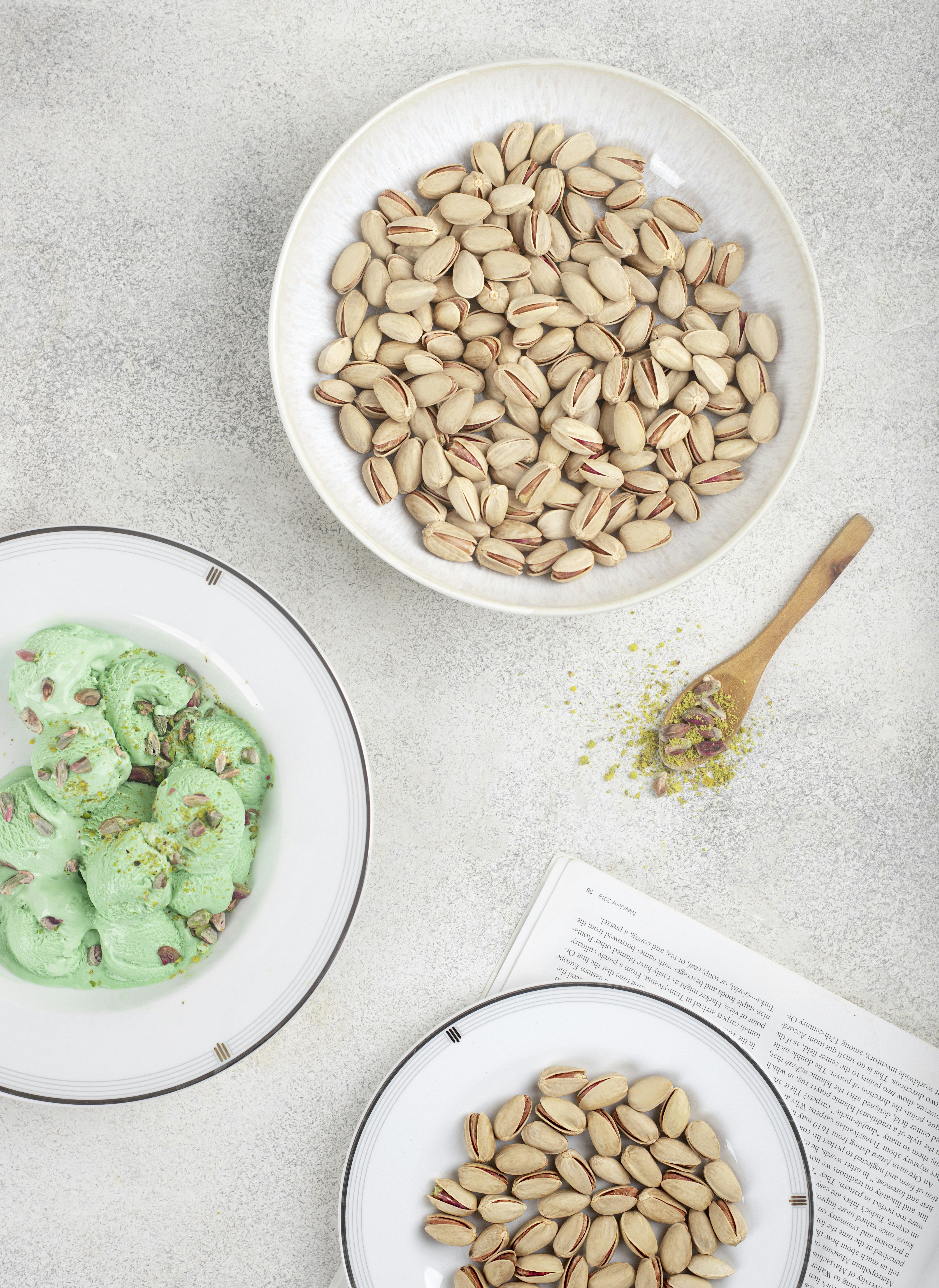 Pistachio Palette: A Quiet Breakfast Spread
