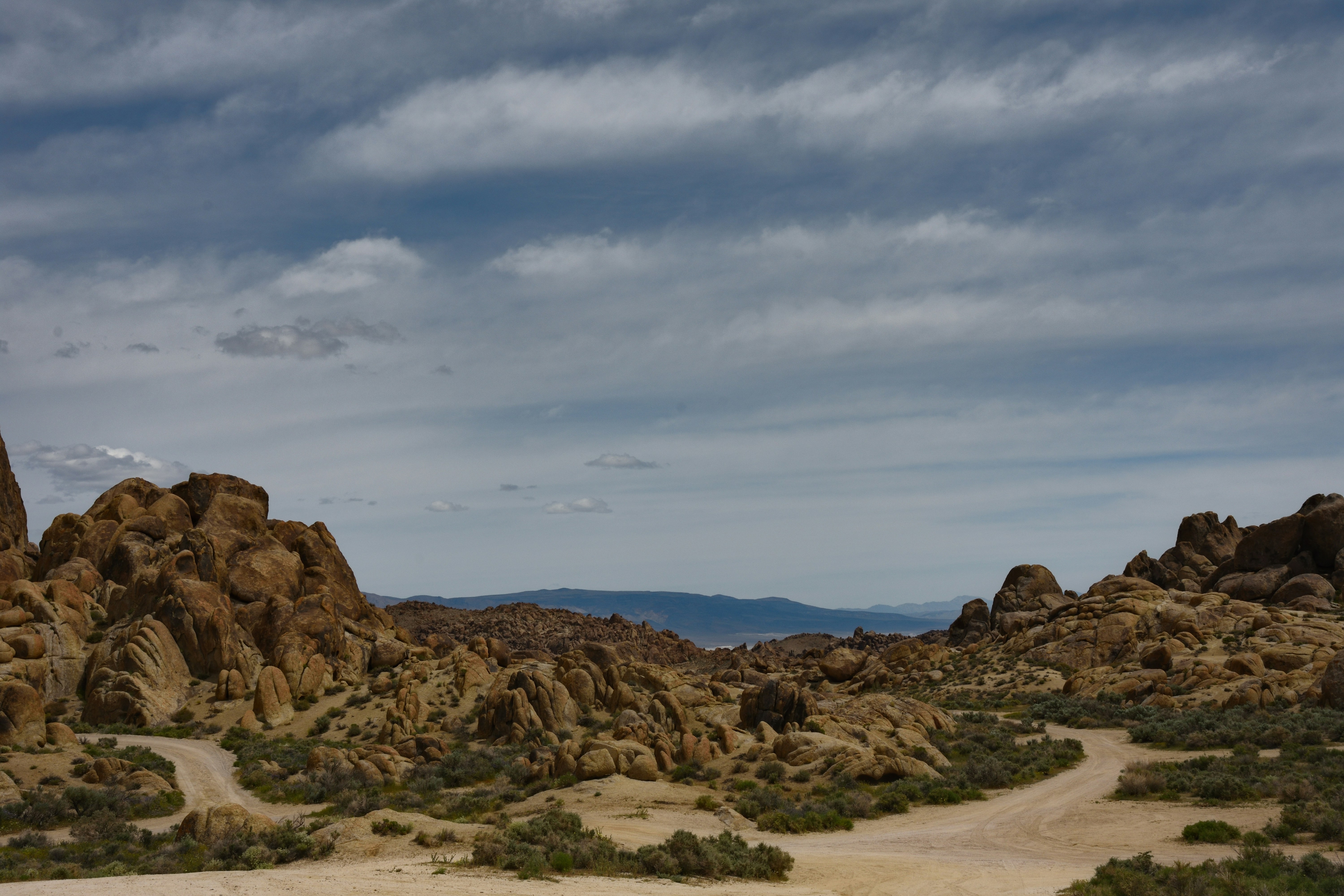 Desert Rock Garden under Expansive Skies