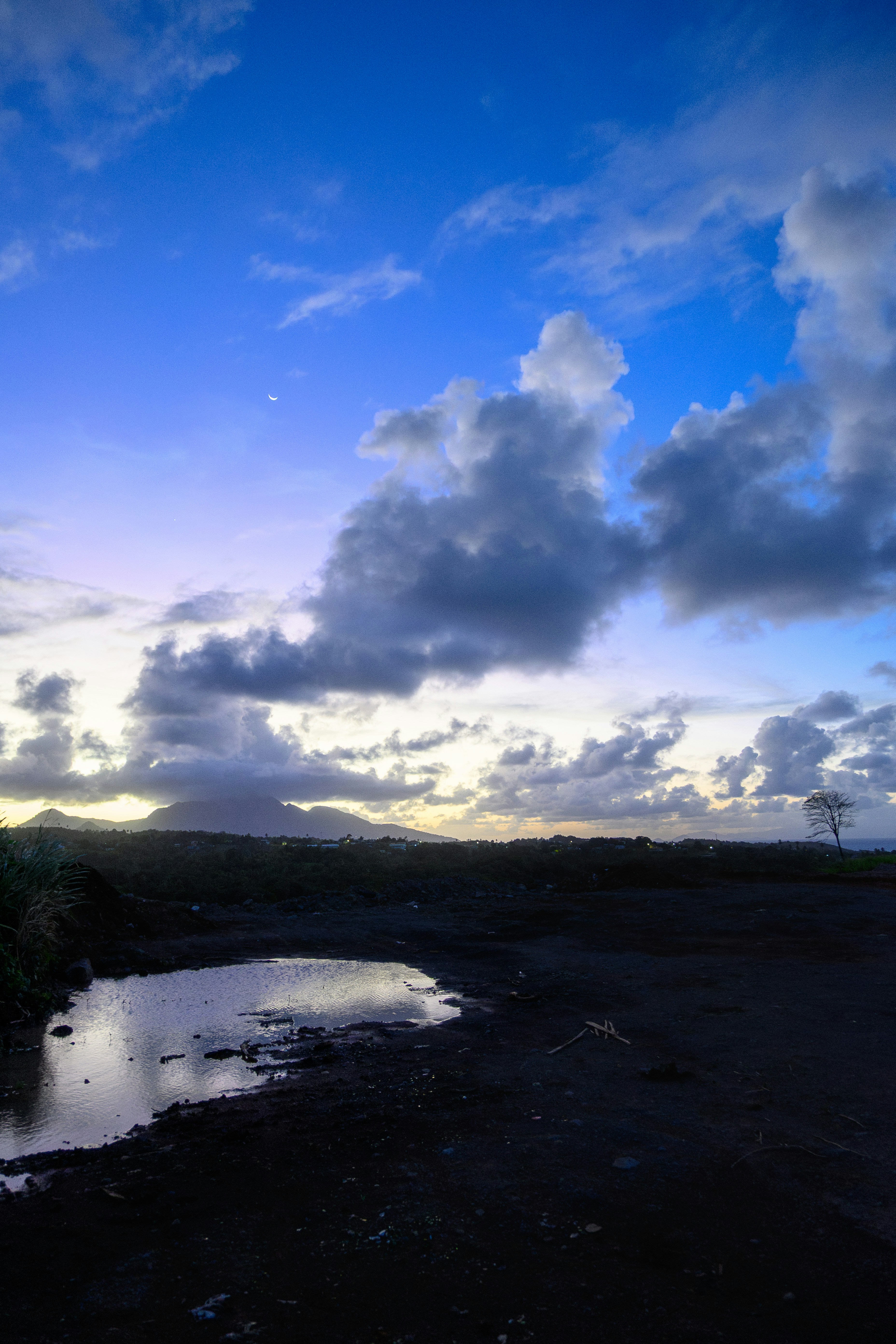 Dusk over a Quiet Lunar Plain