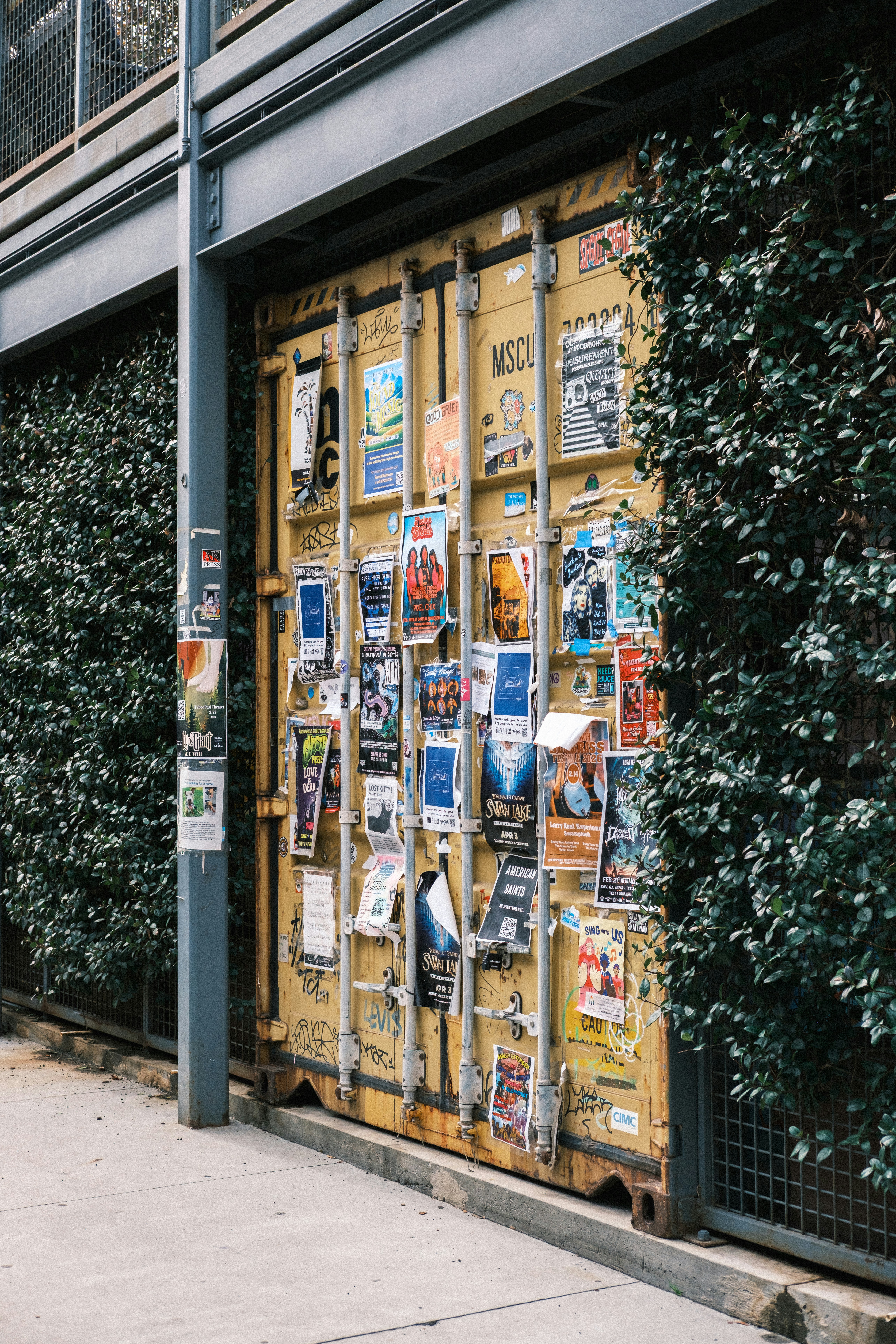 Urban Bulletin Board: Posters on a Shared Gate