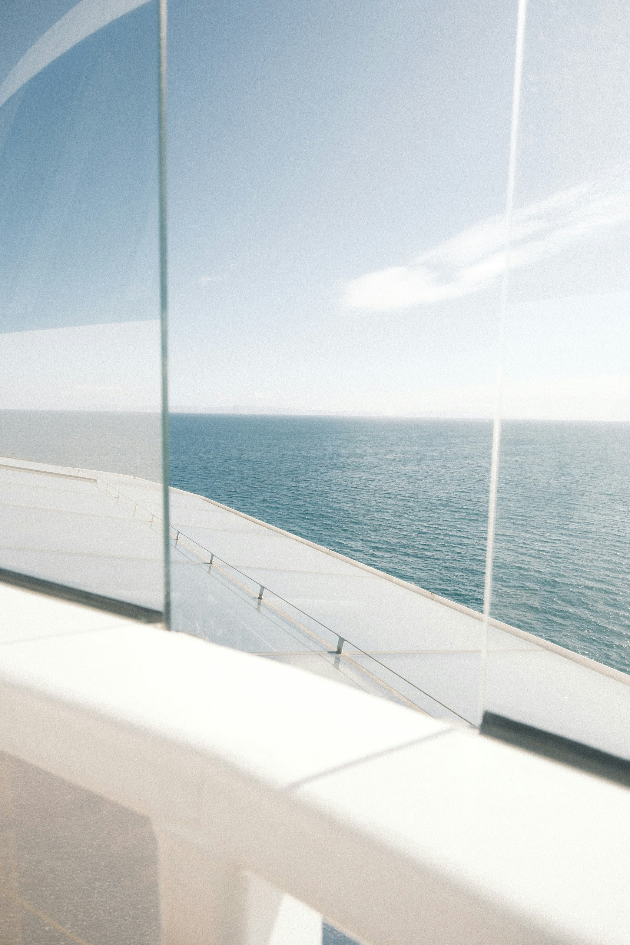 Ocean Veil from a Glass Balcony