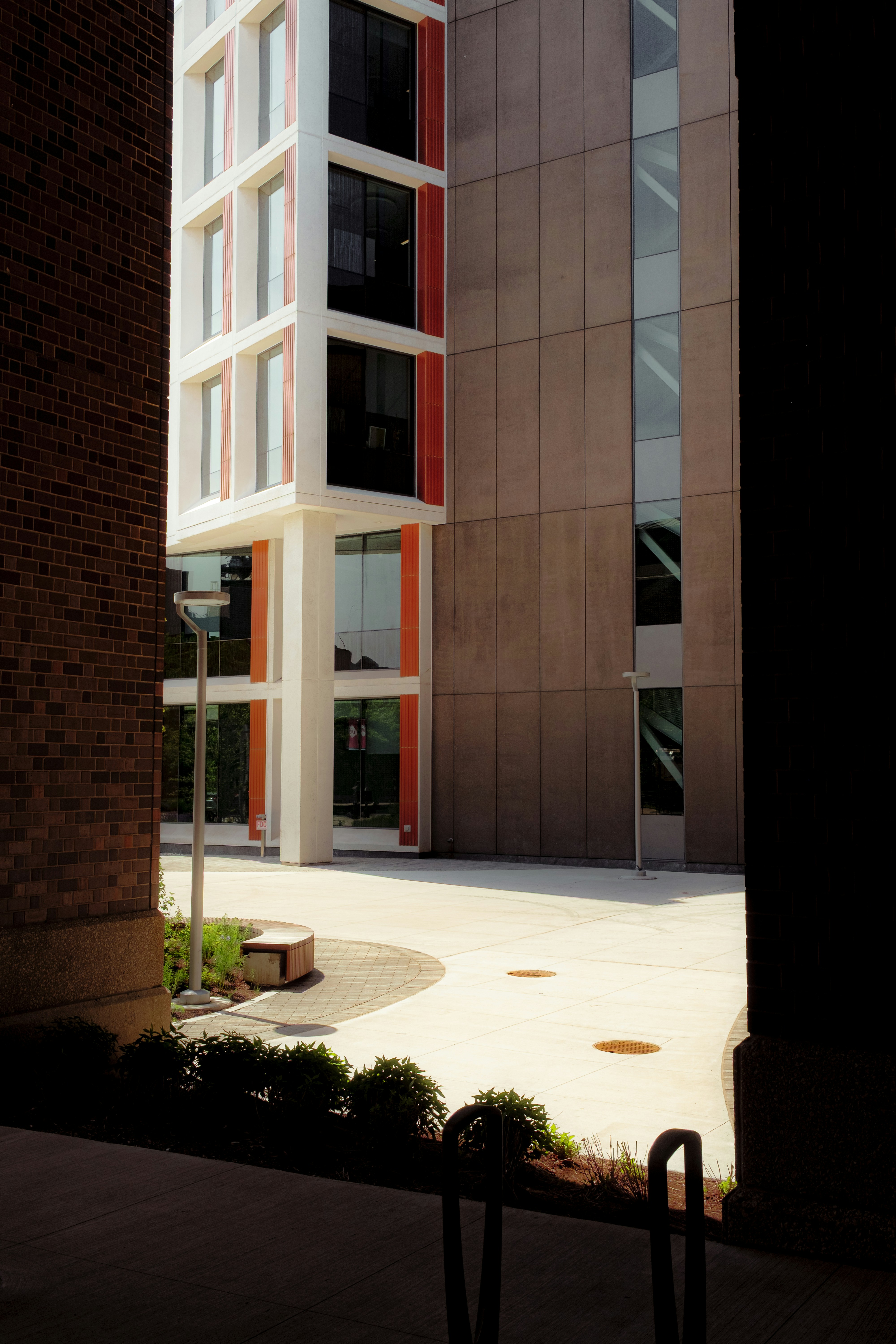 Courtyard Geometry: Edges of Light and Brick