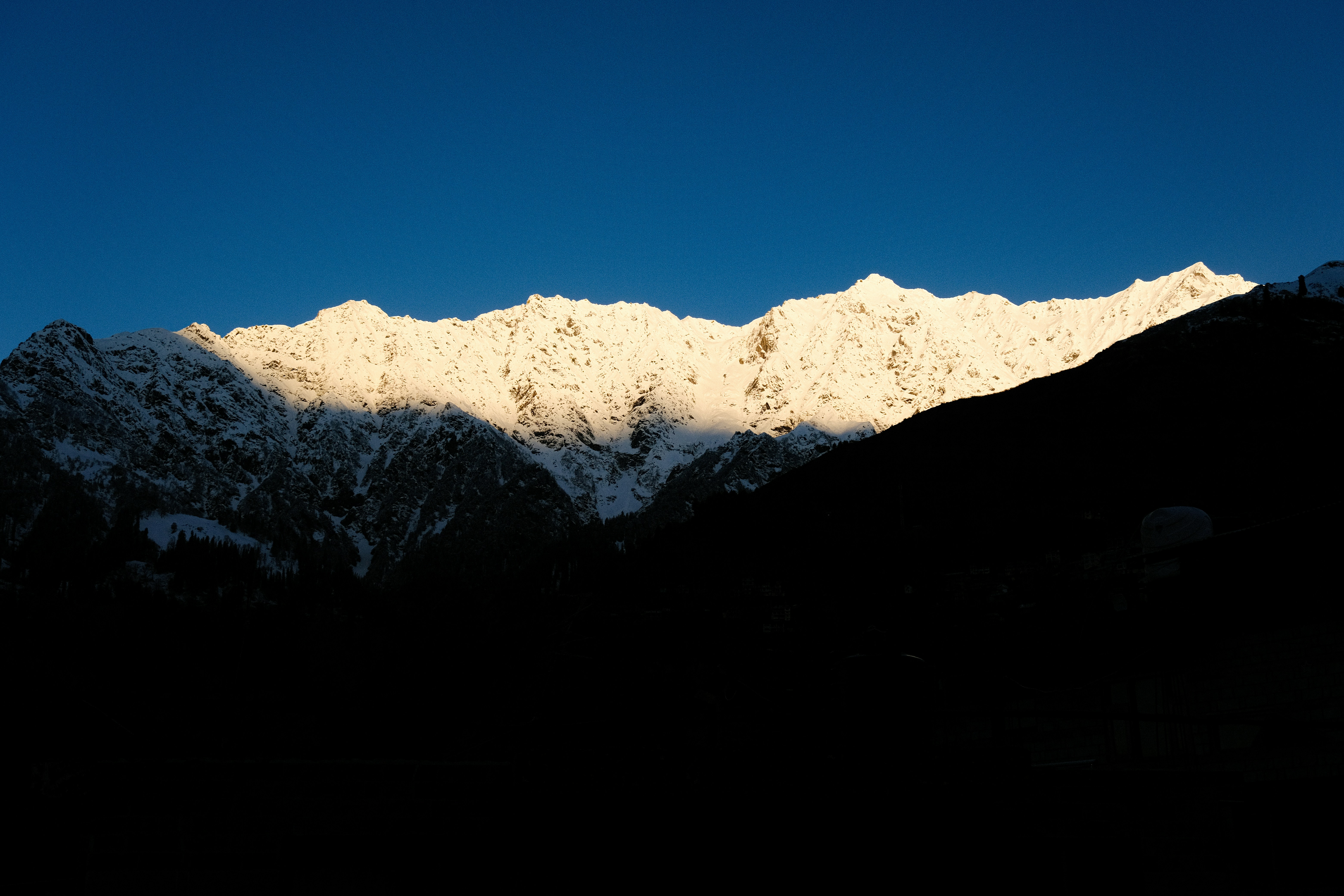 Snowlit Crest at Daybreak
