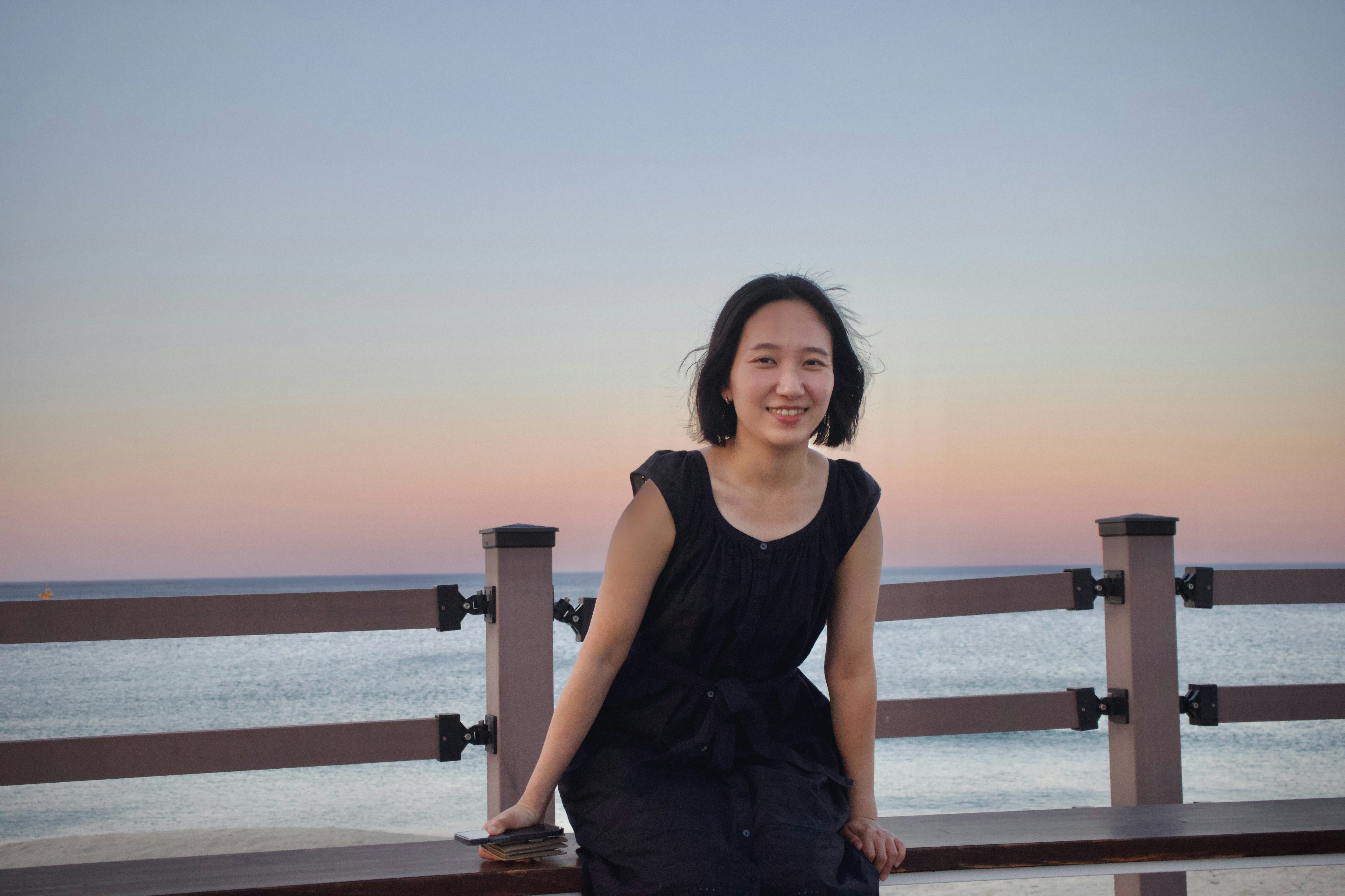 Evening by the Sea: Quiet Confidence at Sunset