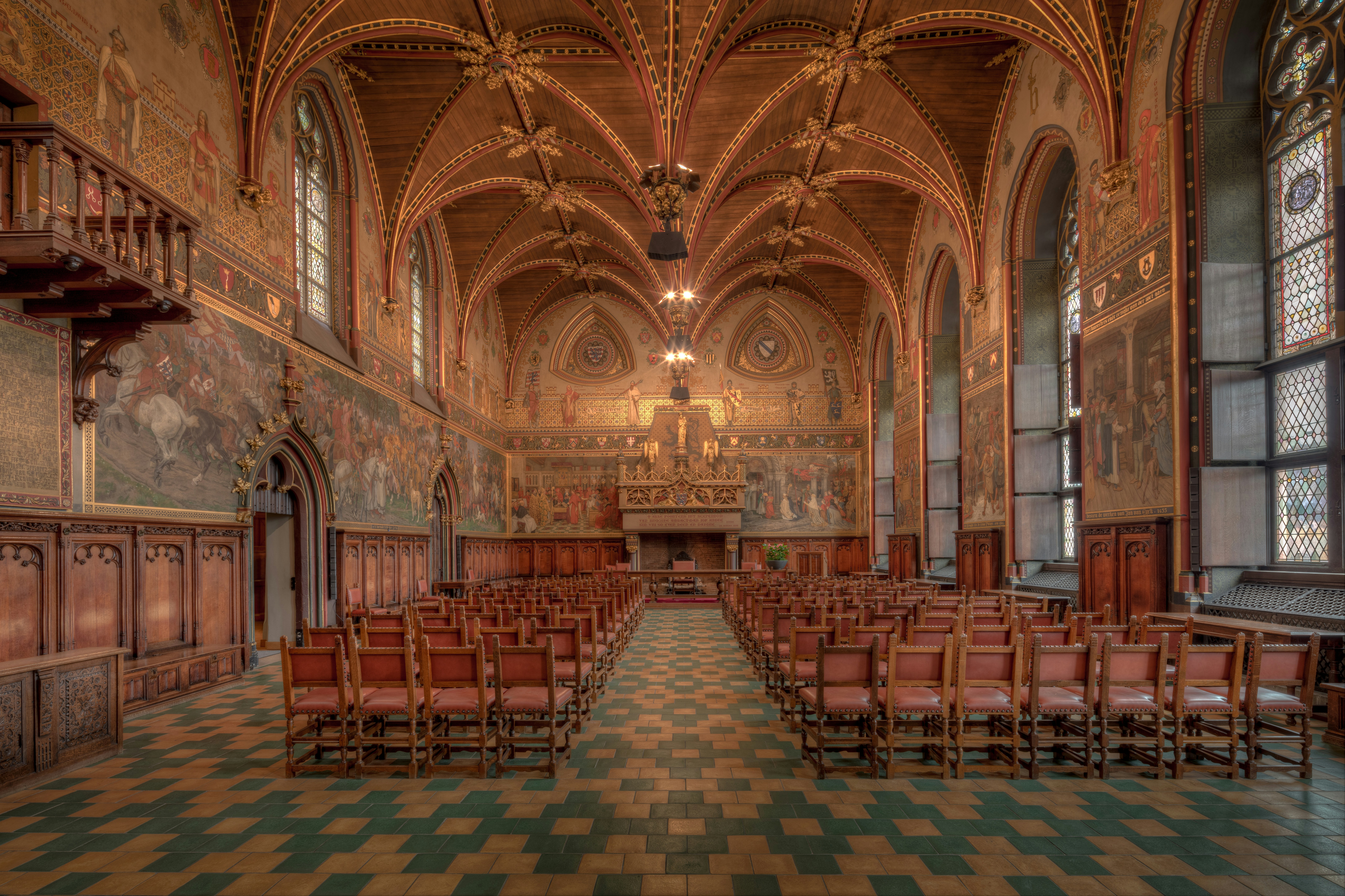 Whispered Histories in a Sunlit Chapel Aisle