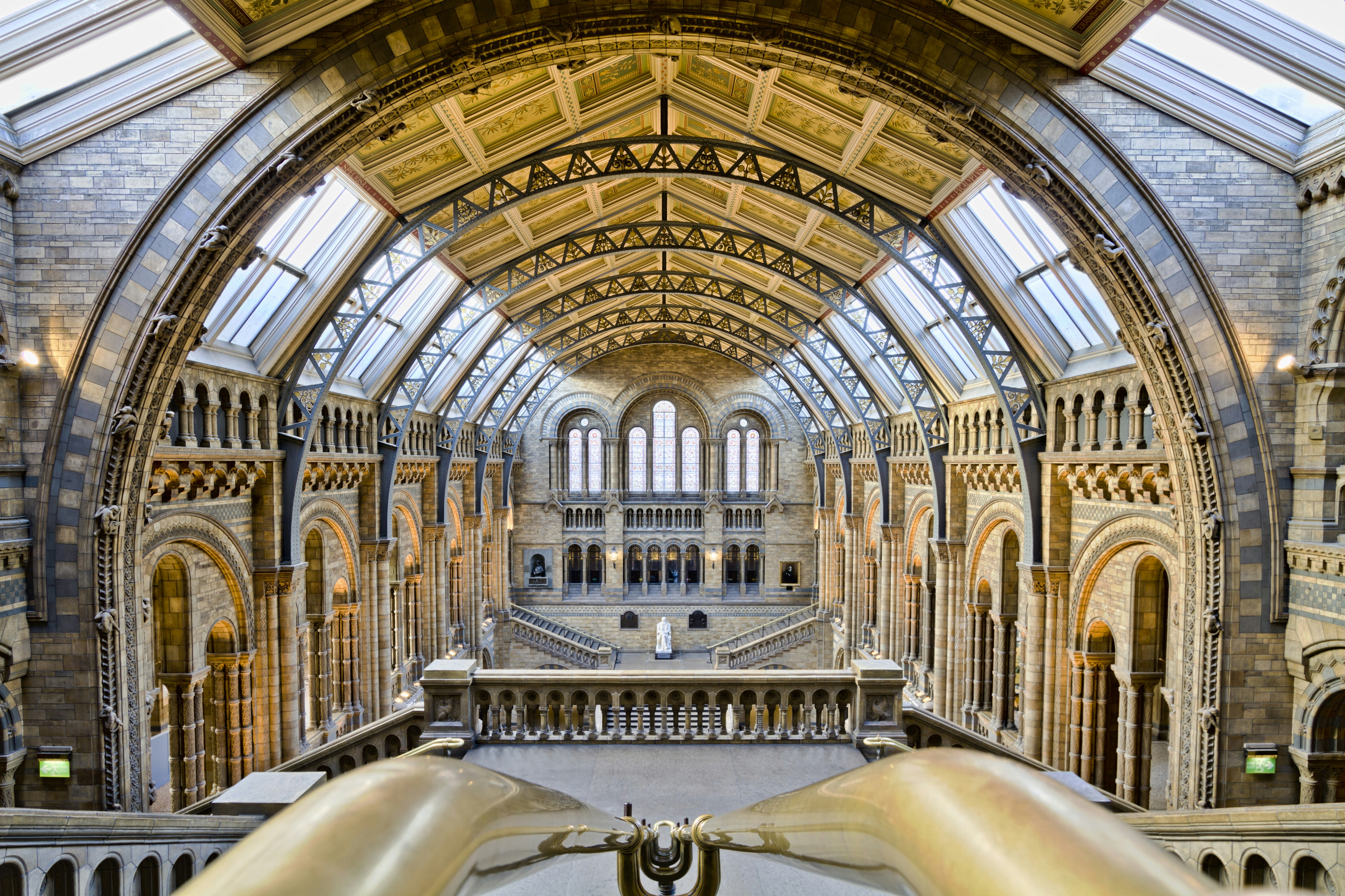 Vaulted Grandeur: The Central Nave of a Historic Gallery