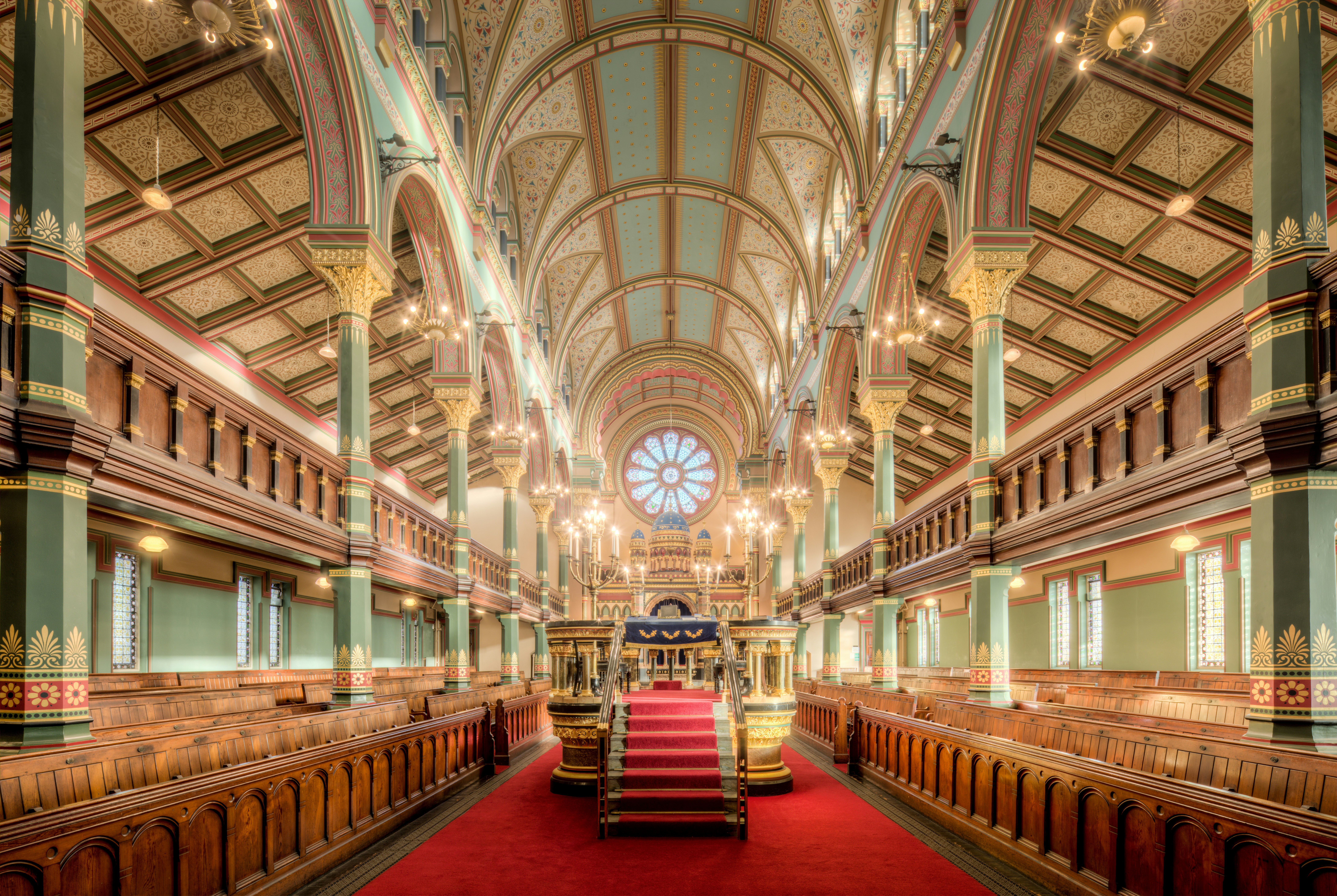 Royal Aisles: A Red-Carpet Chapter in an Ornate Hall