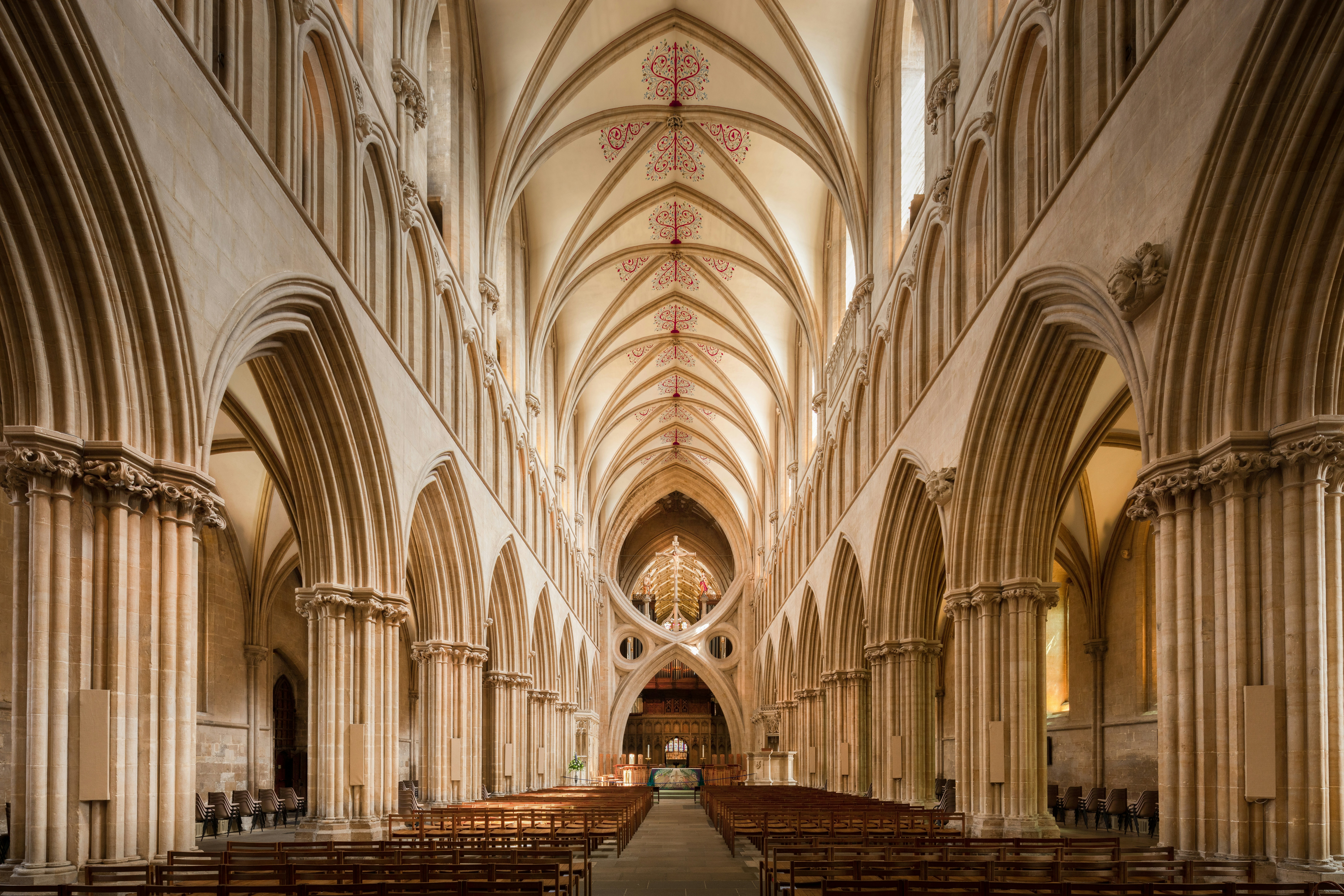 Vaulted Serenity: A Long Aisle of Innocent Light