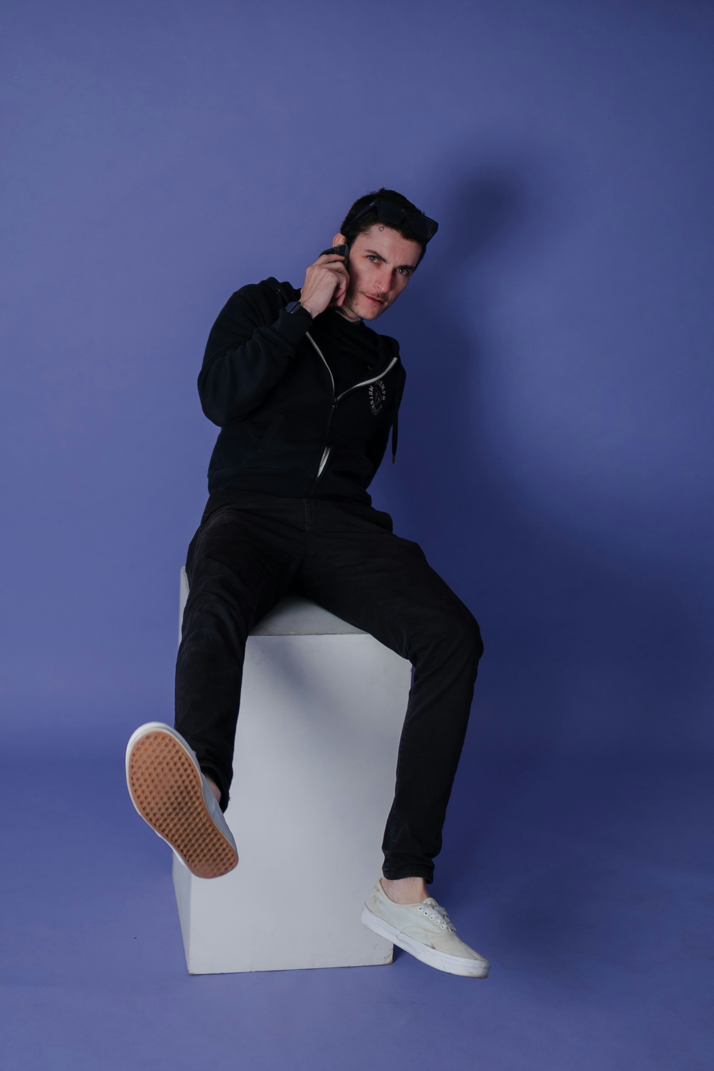 Midnight Runner in a Violet Studio