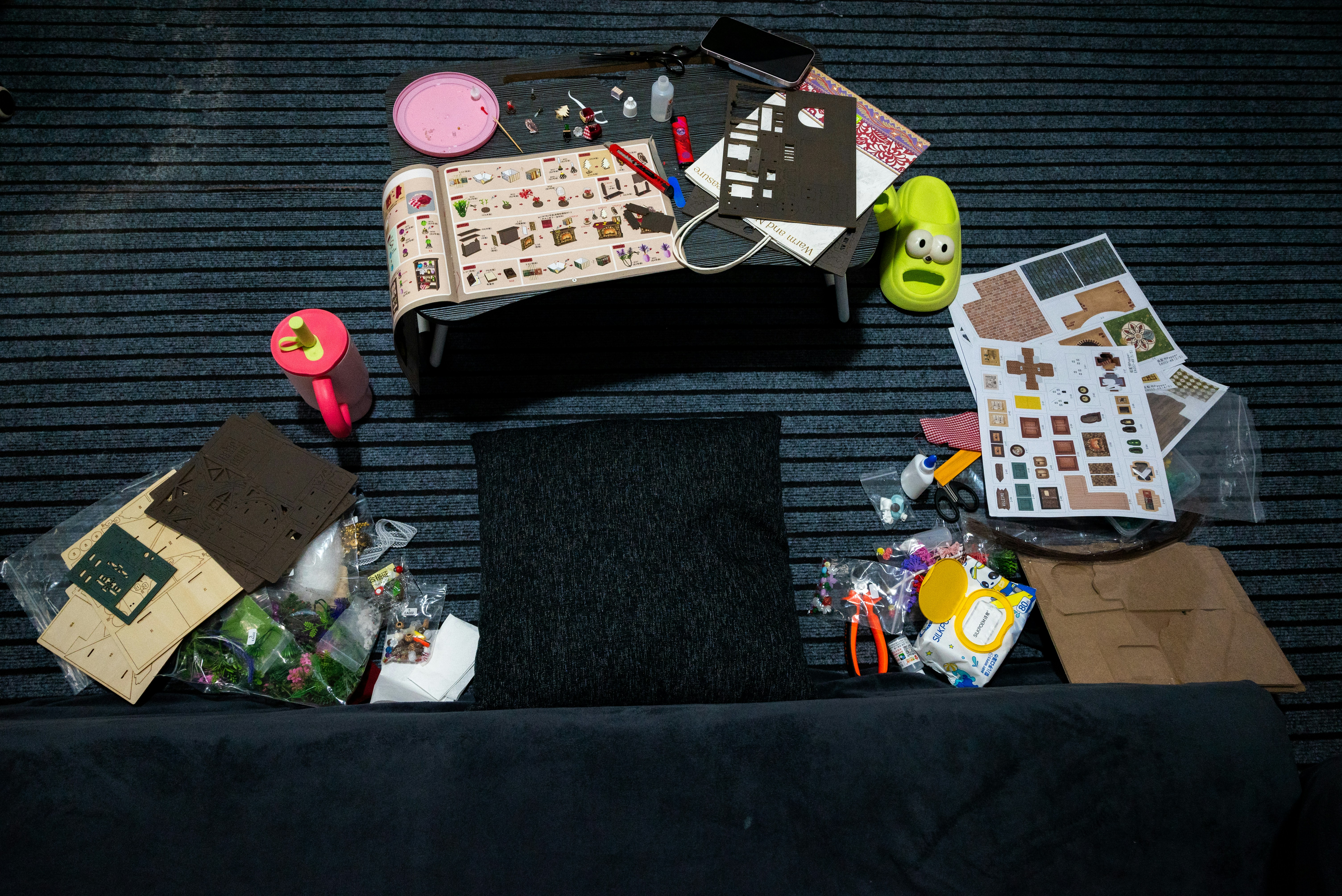 DIY Workshop of a Tiny World: Tools, Scraps, and a Crooked Tabletop