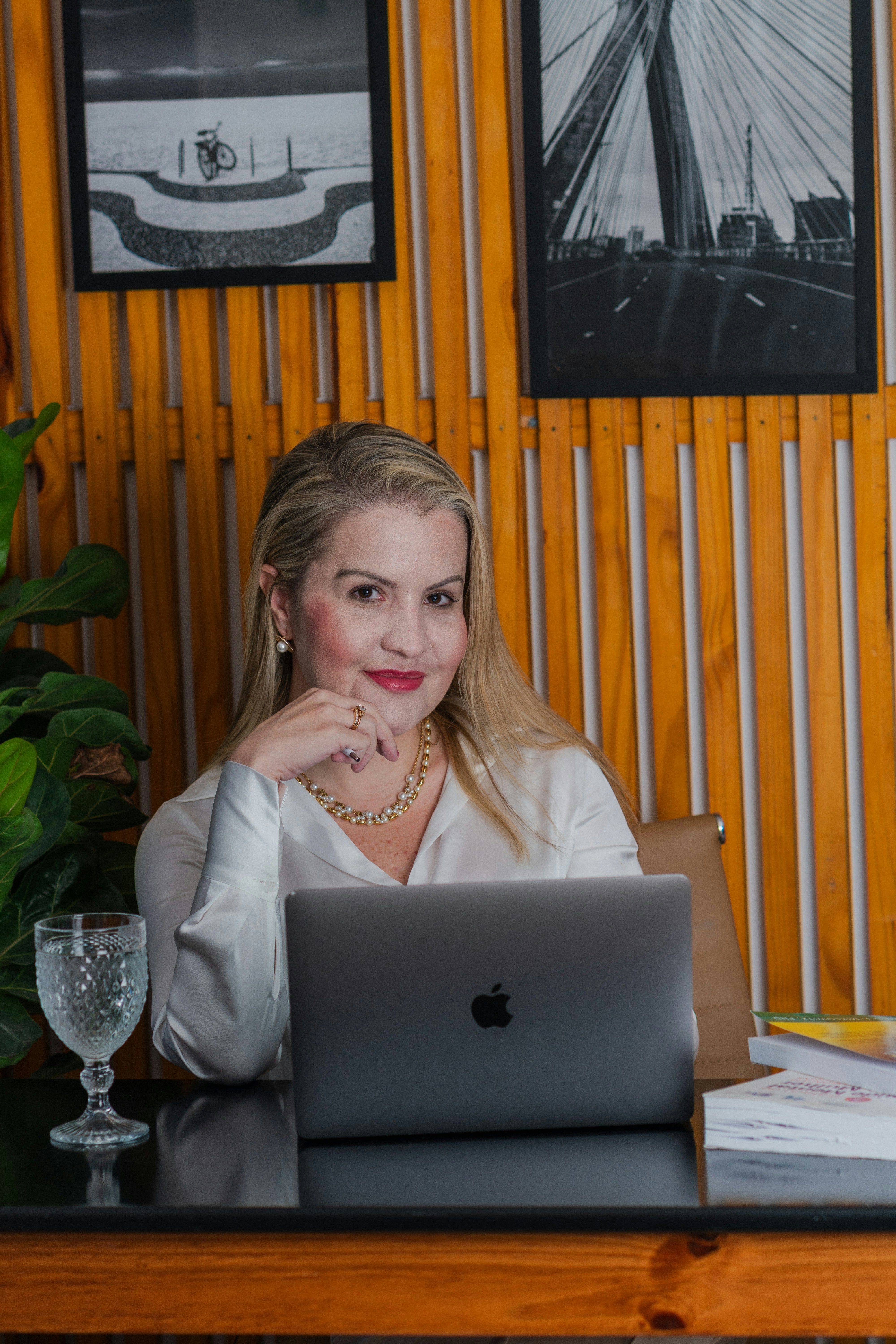 Confident Focus: The Portrait Behind the Laptop
