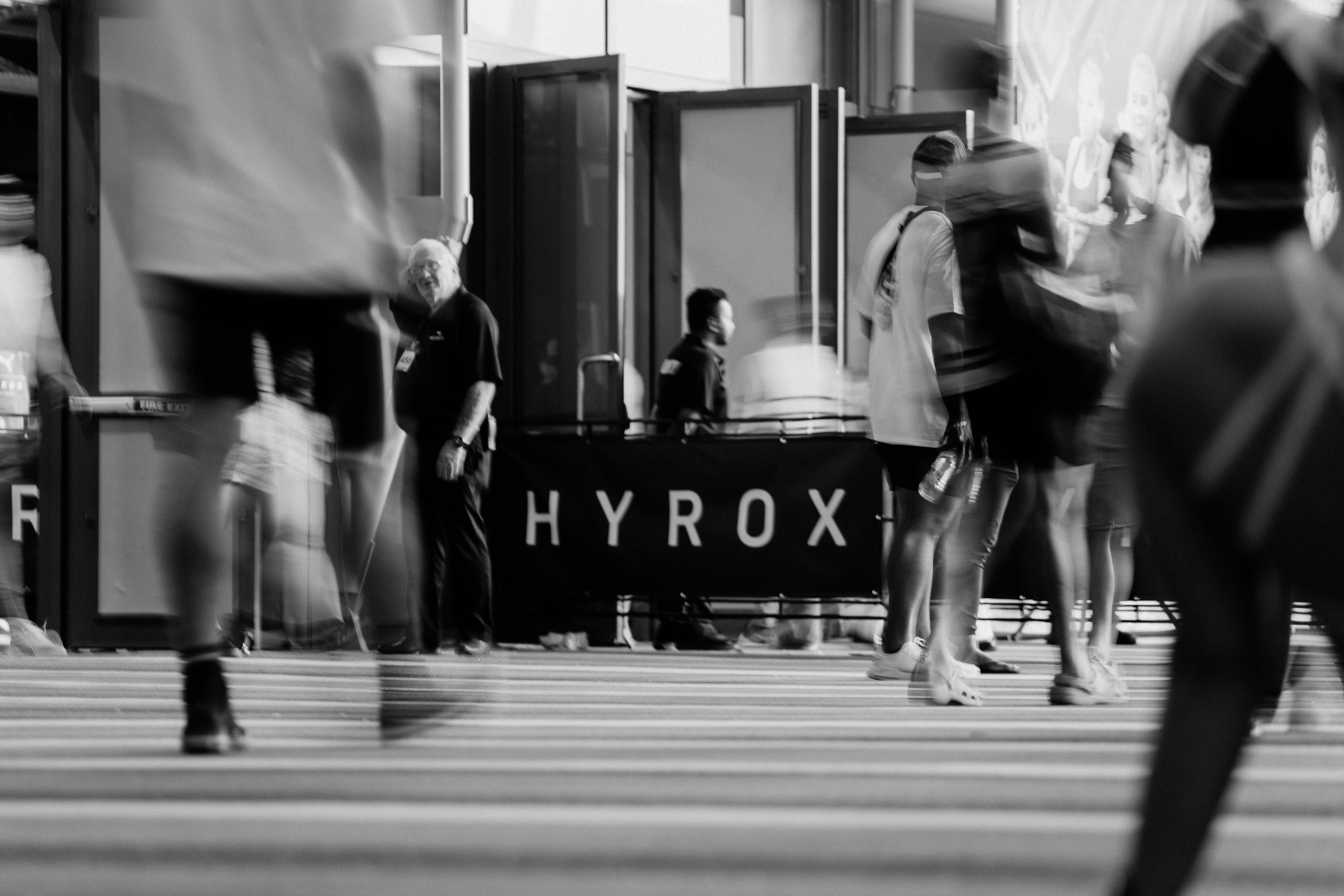 Motion Blur at the HyRox Booth