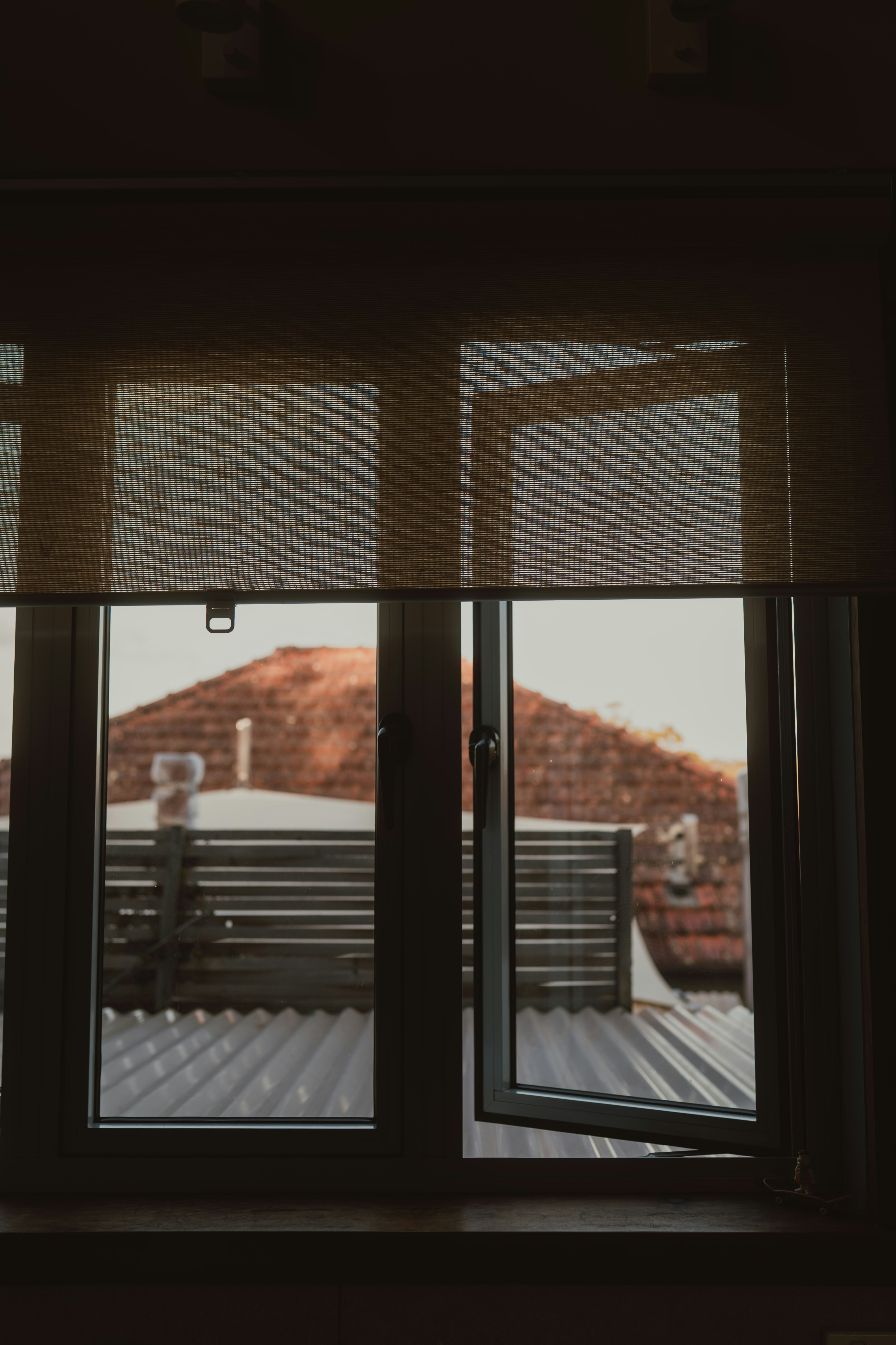 Warm Light Through a Sleeping Dormer Window