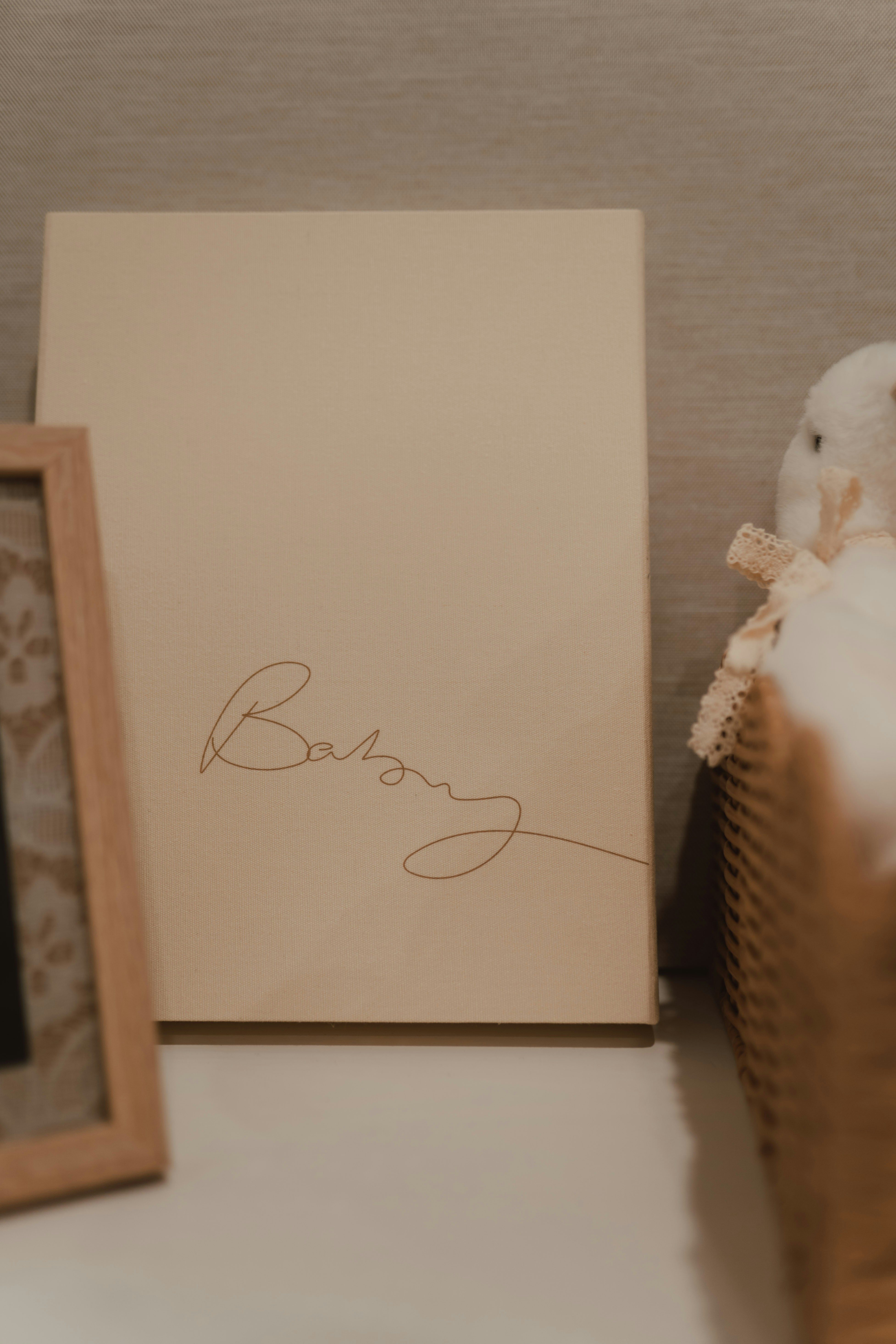 Signature of Quiet Moments on a Shelf