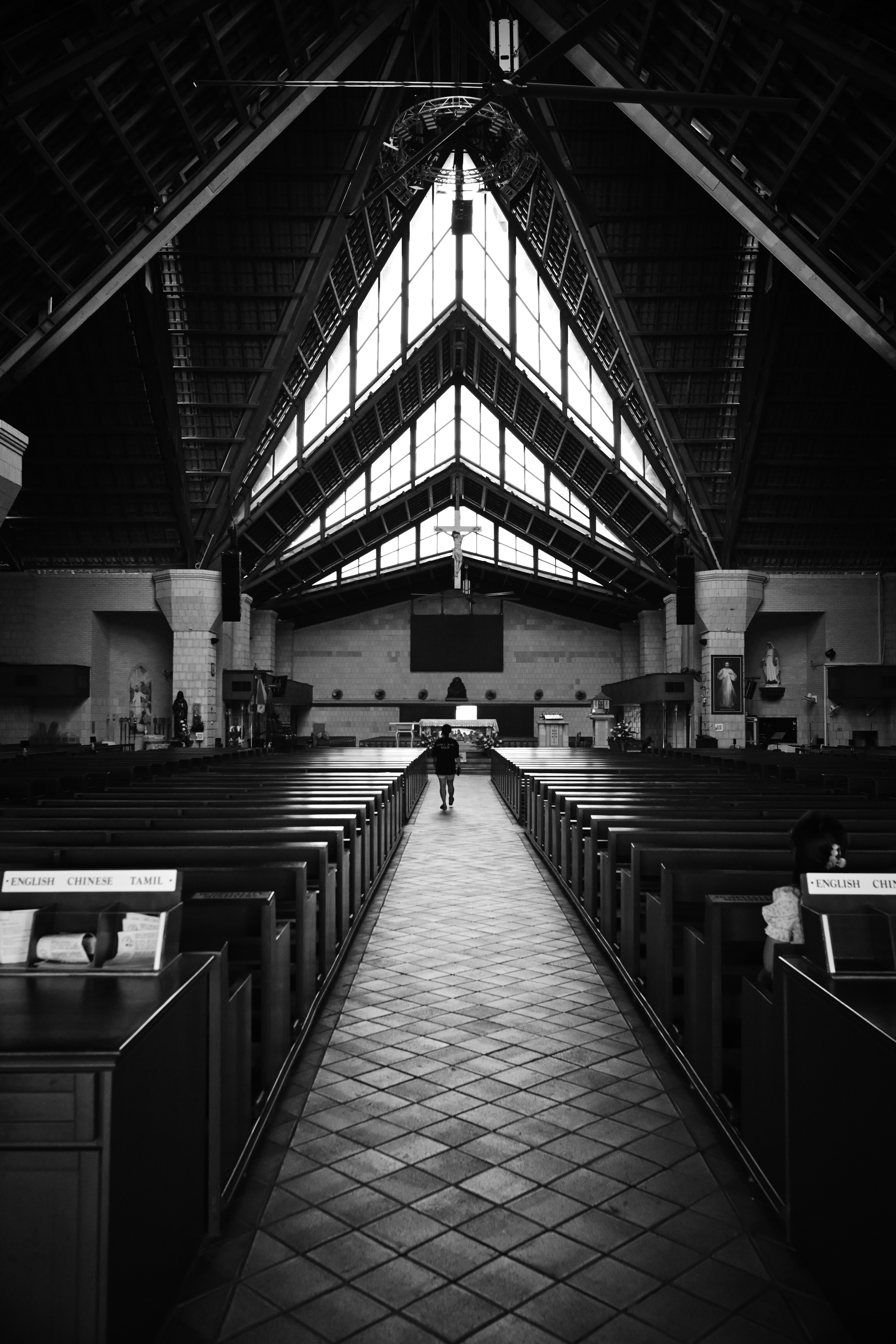Central Aisle to the Cathedral of Silence