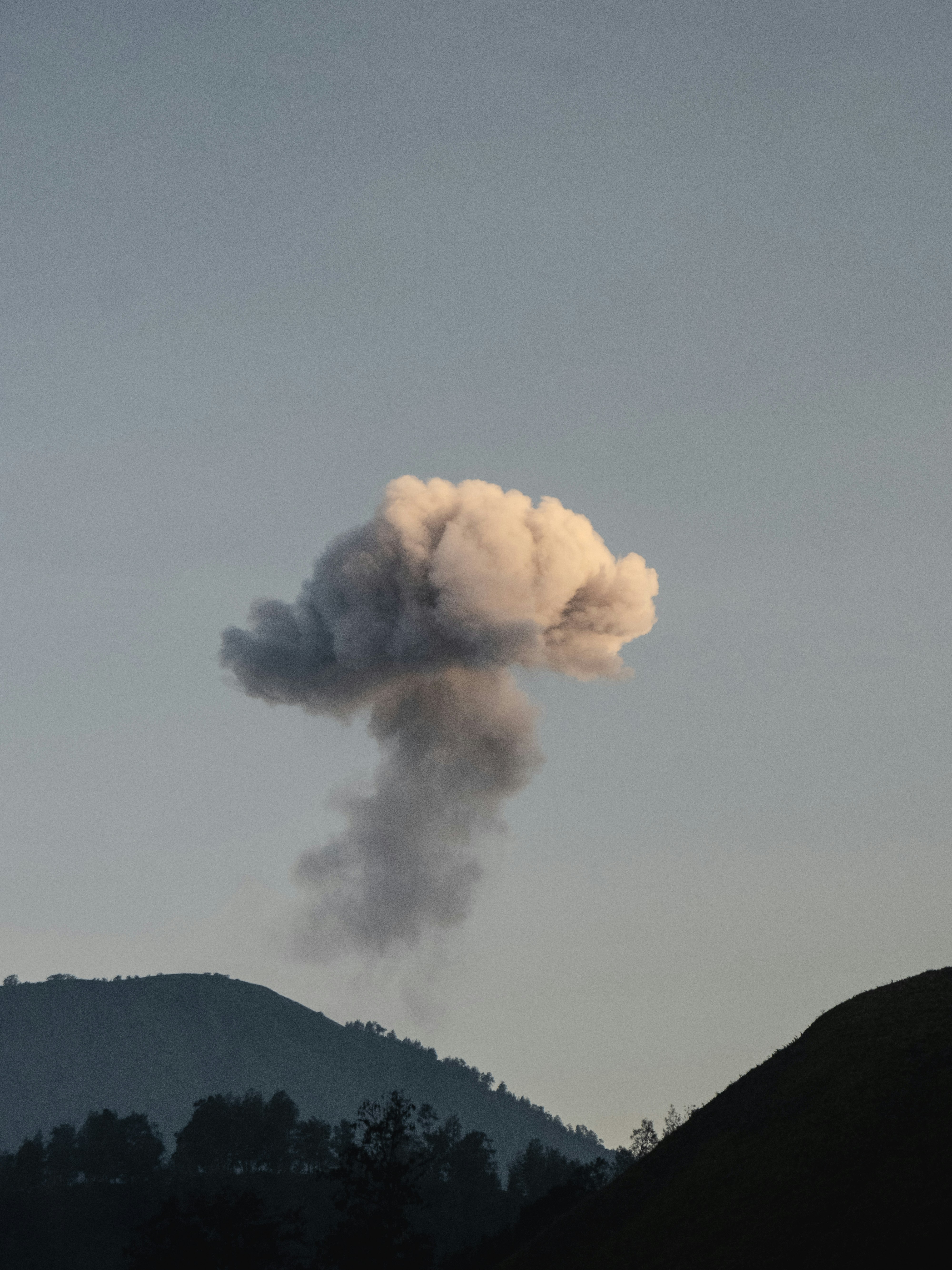 Mount Semeru, captured from Ranu Kumbolo lake.