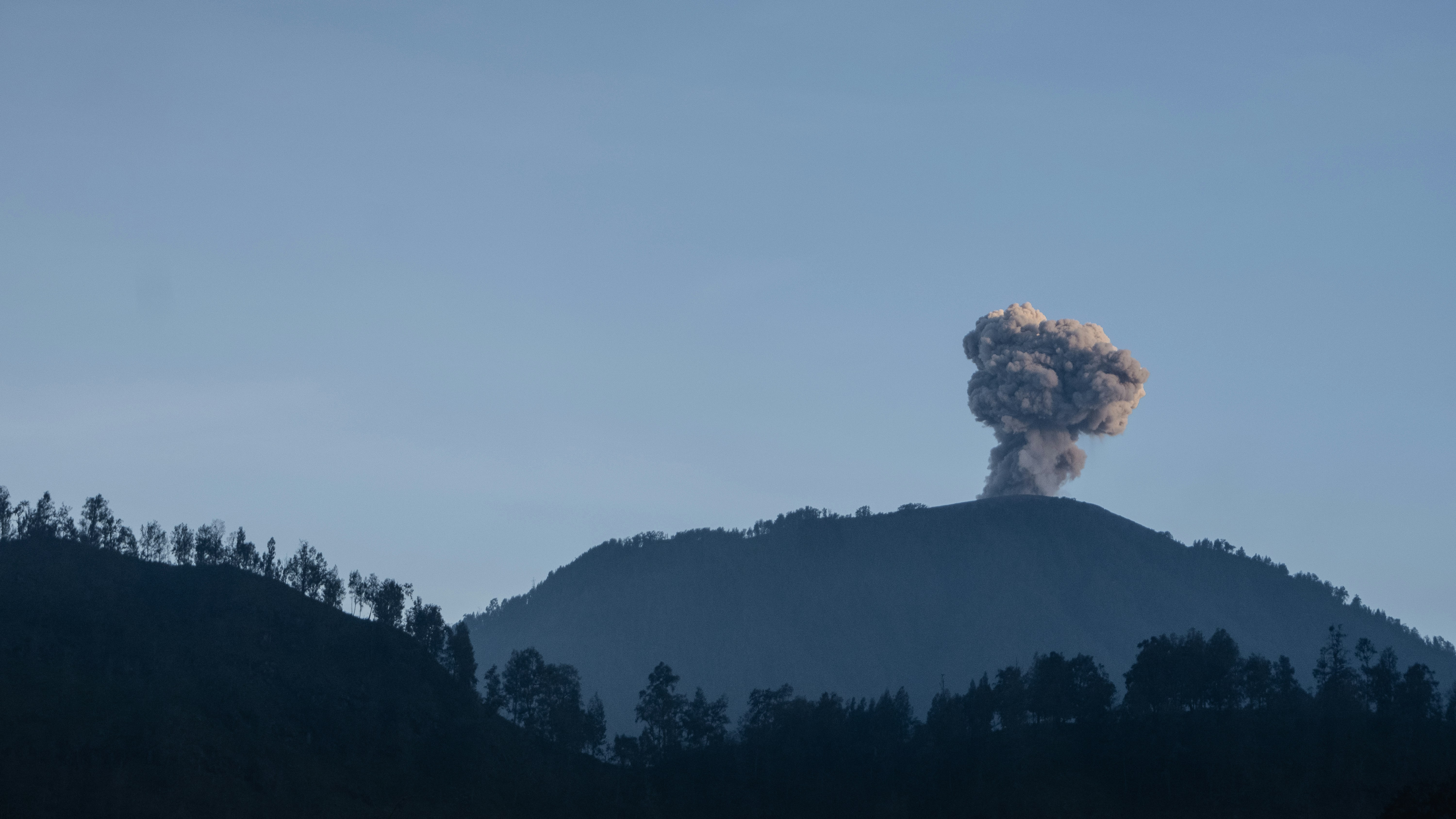 Mount Semeru, captured from Ranu Kumbolo lake.