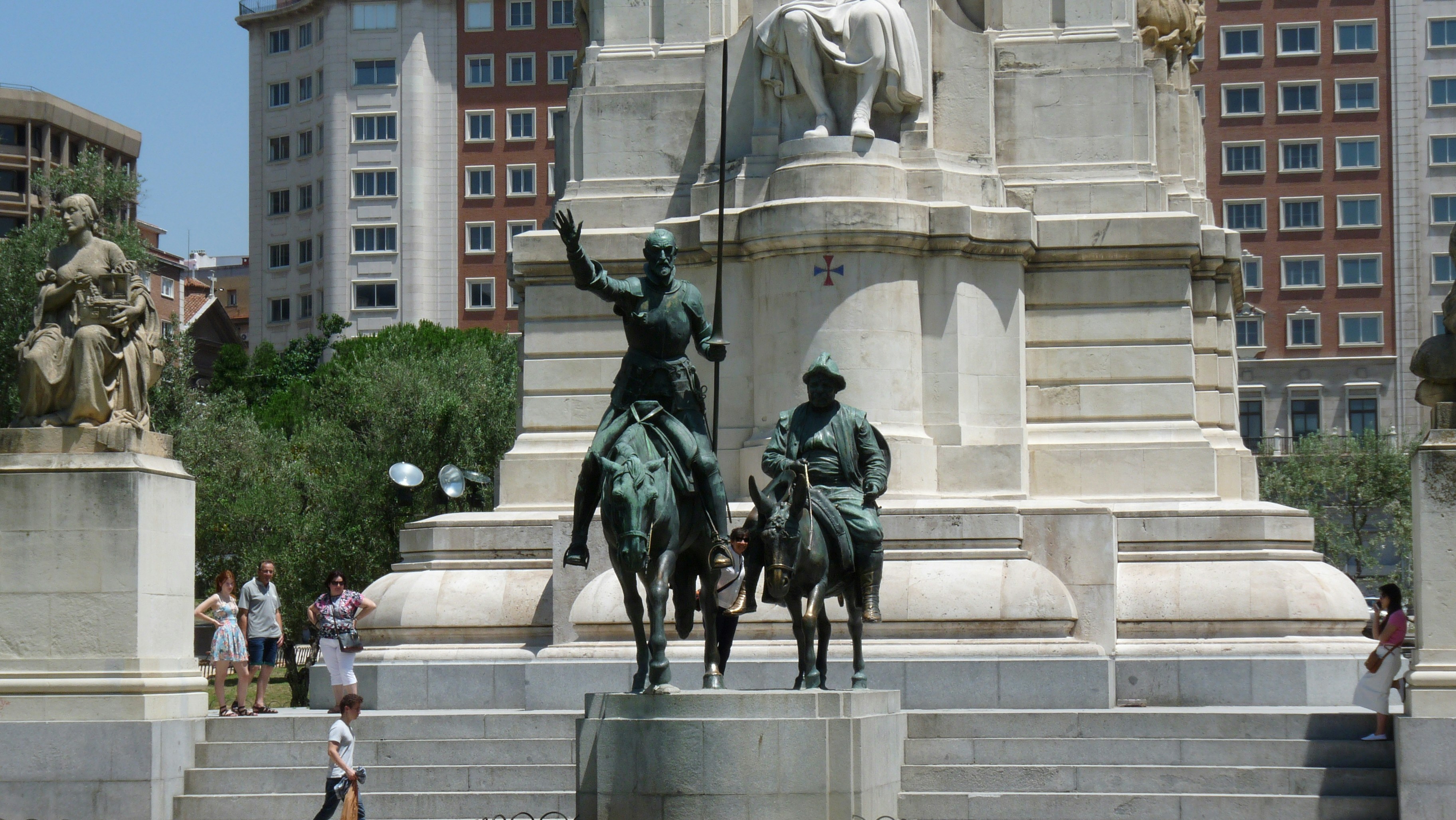 March of the Bronze Riders at a City Monument