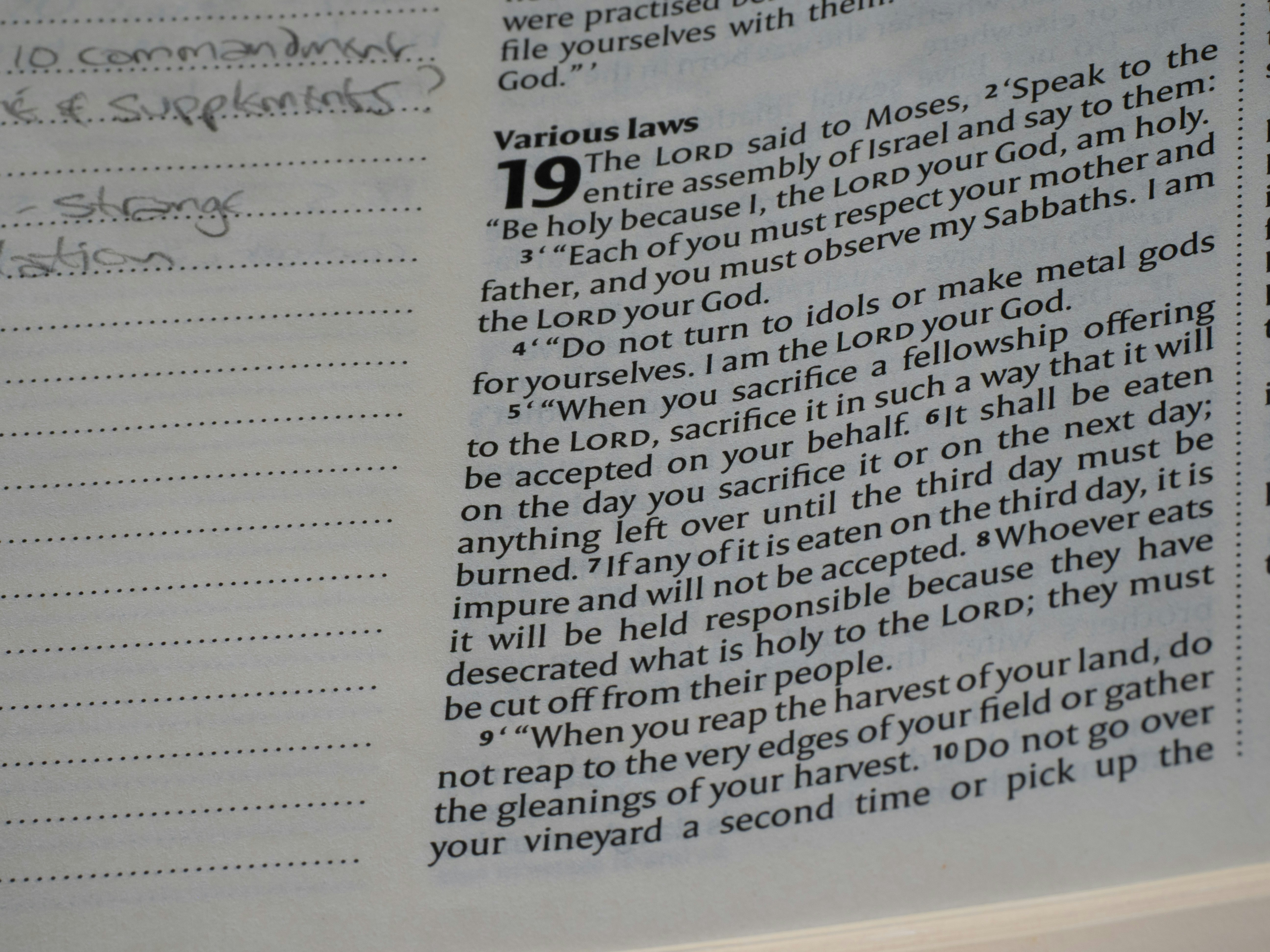 The Book of Leviticus
