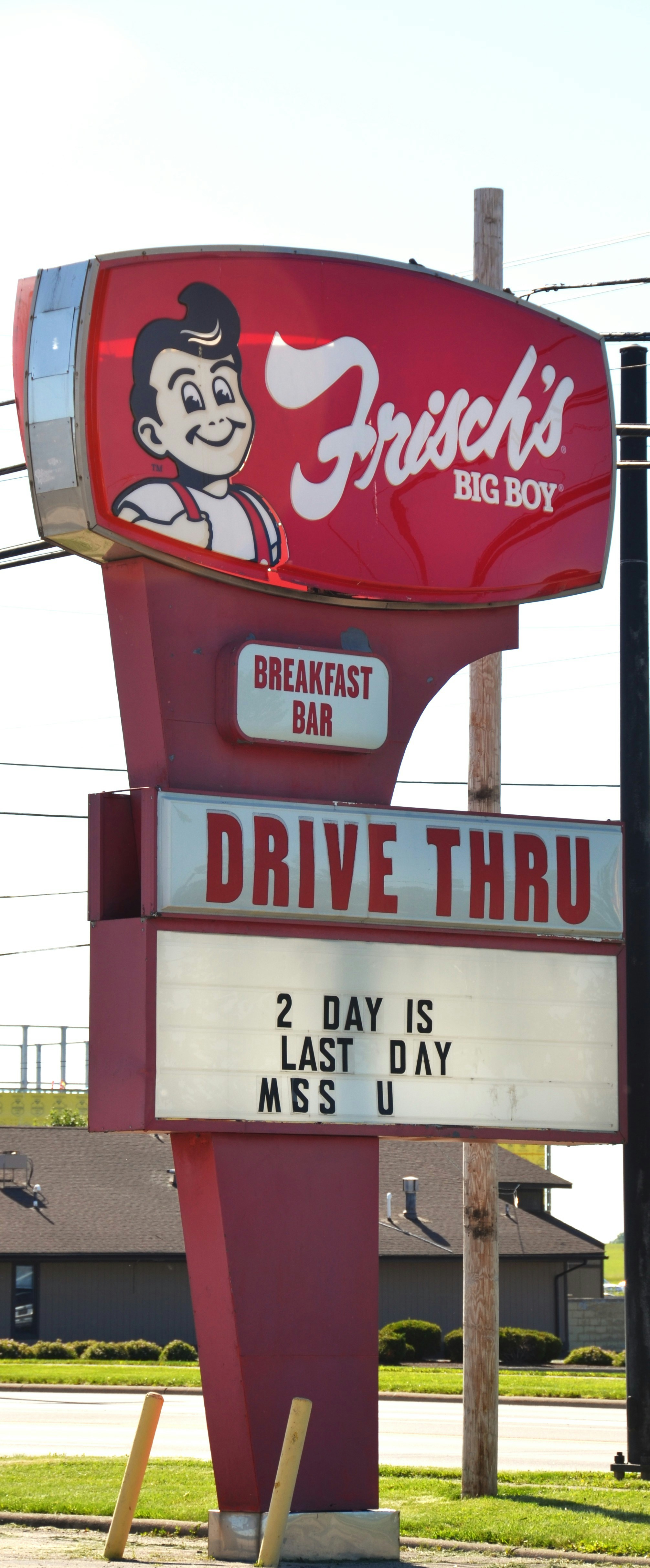 Frich’s Drive-Thru Sign—Bold Retro Branding