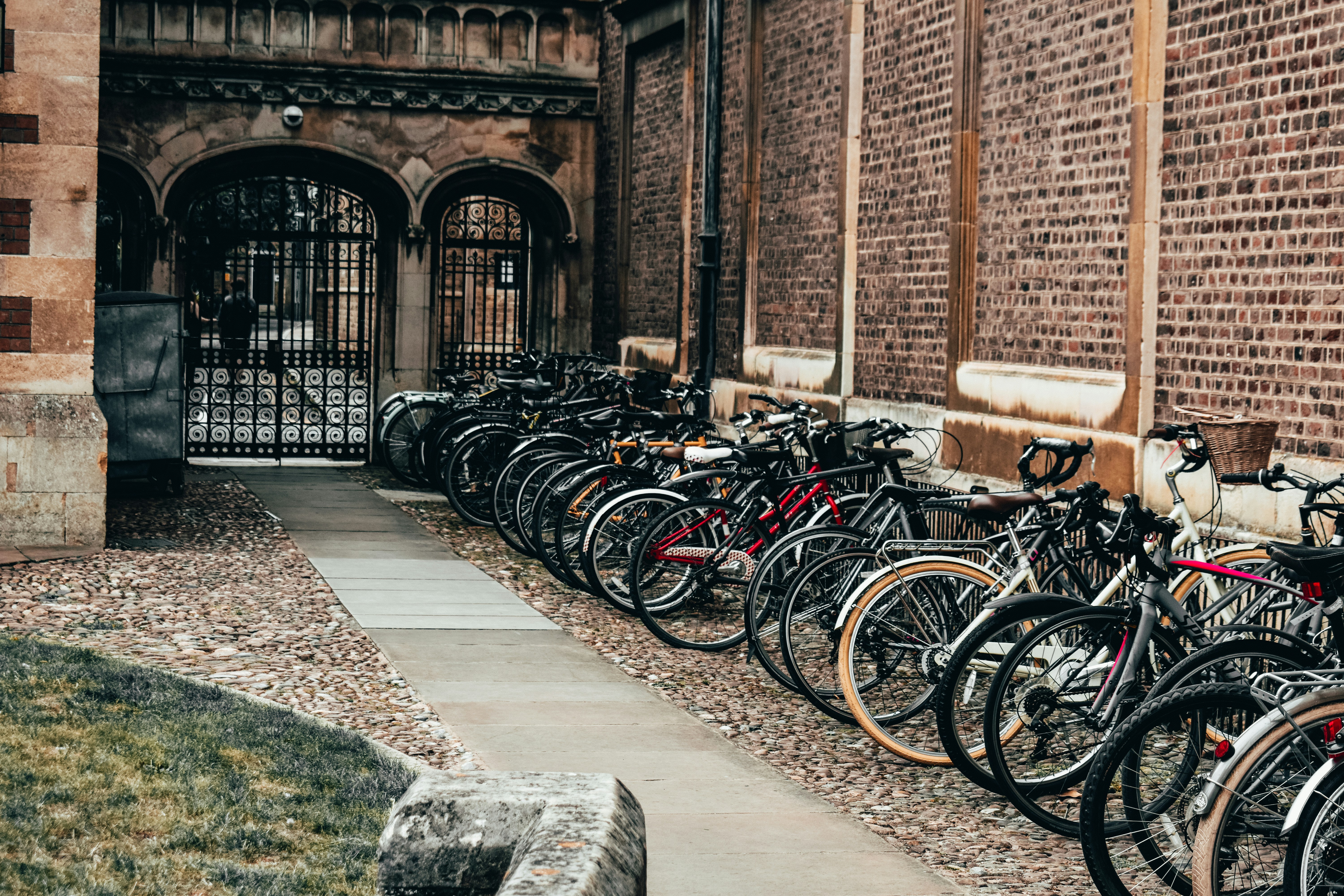 Rows of Bicycles South of the Gate