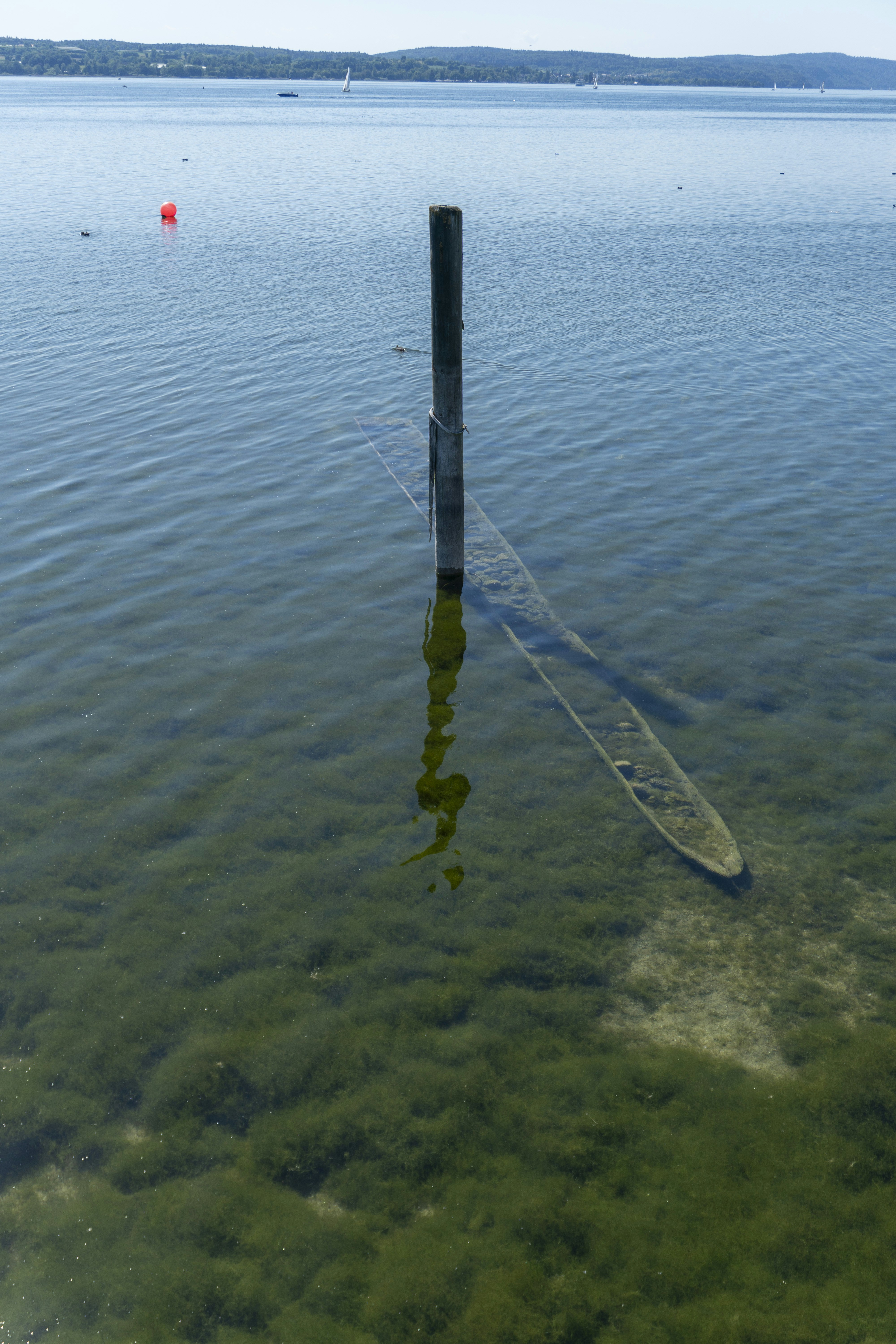 Silent Buoy in Gentle Blue Quietude
