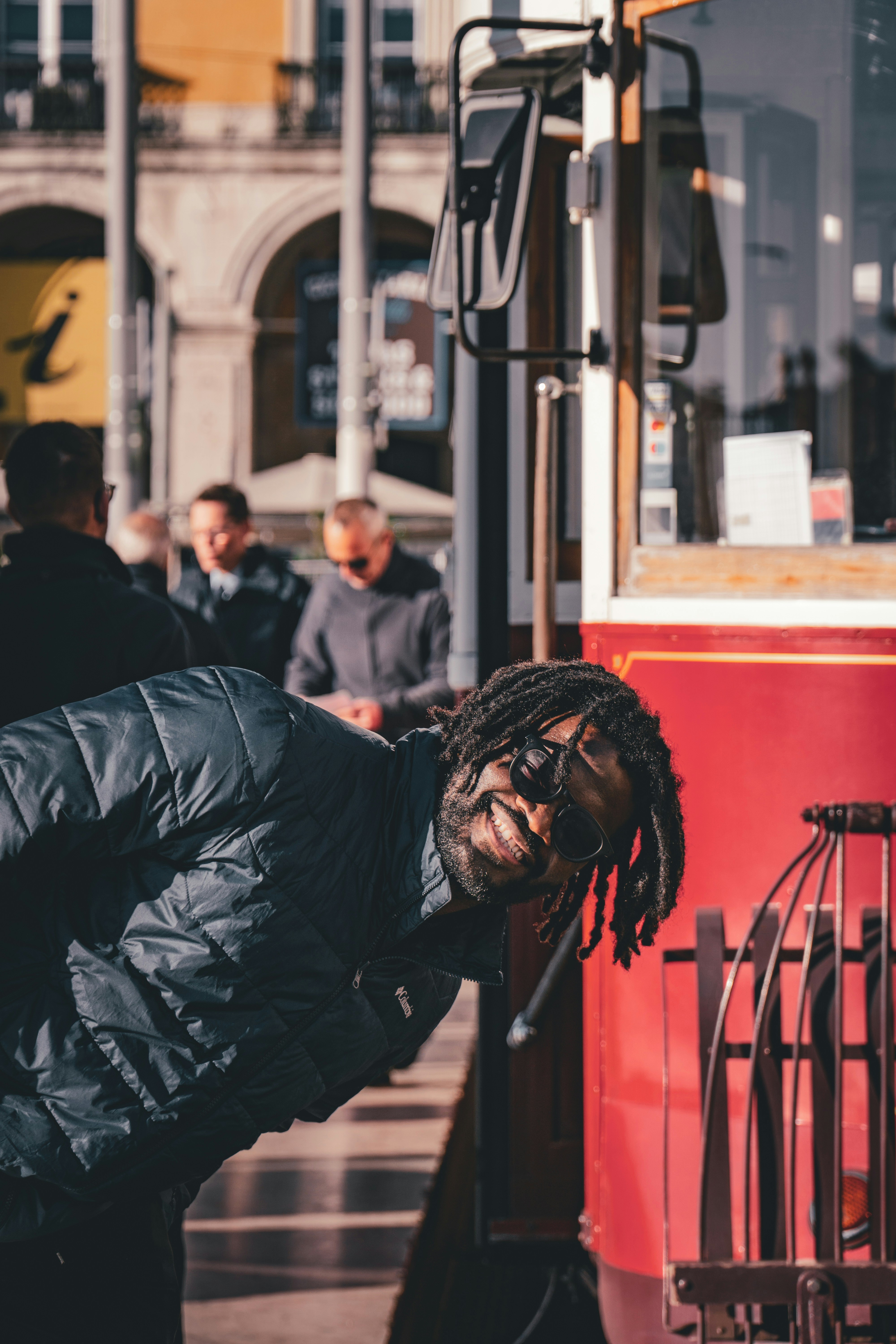 Curious Glance: A Street Moment Leaning Into the Frame