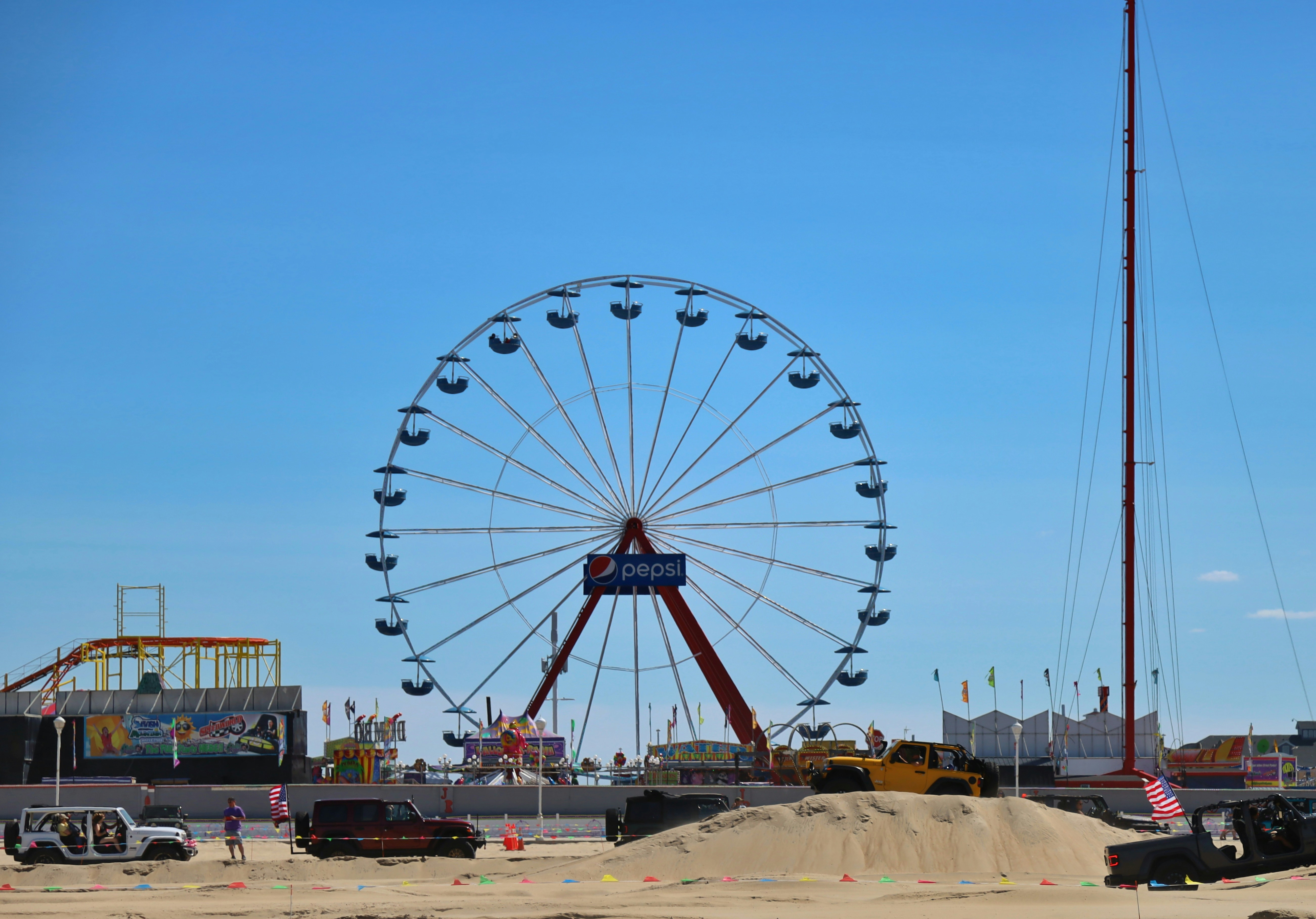 Circus Wheel Vista at the Midday Fair