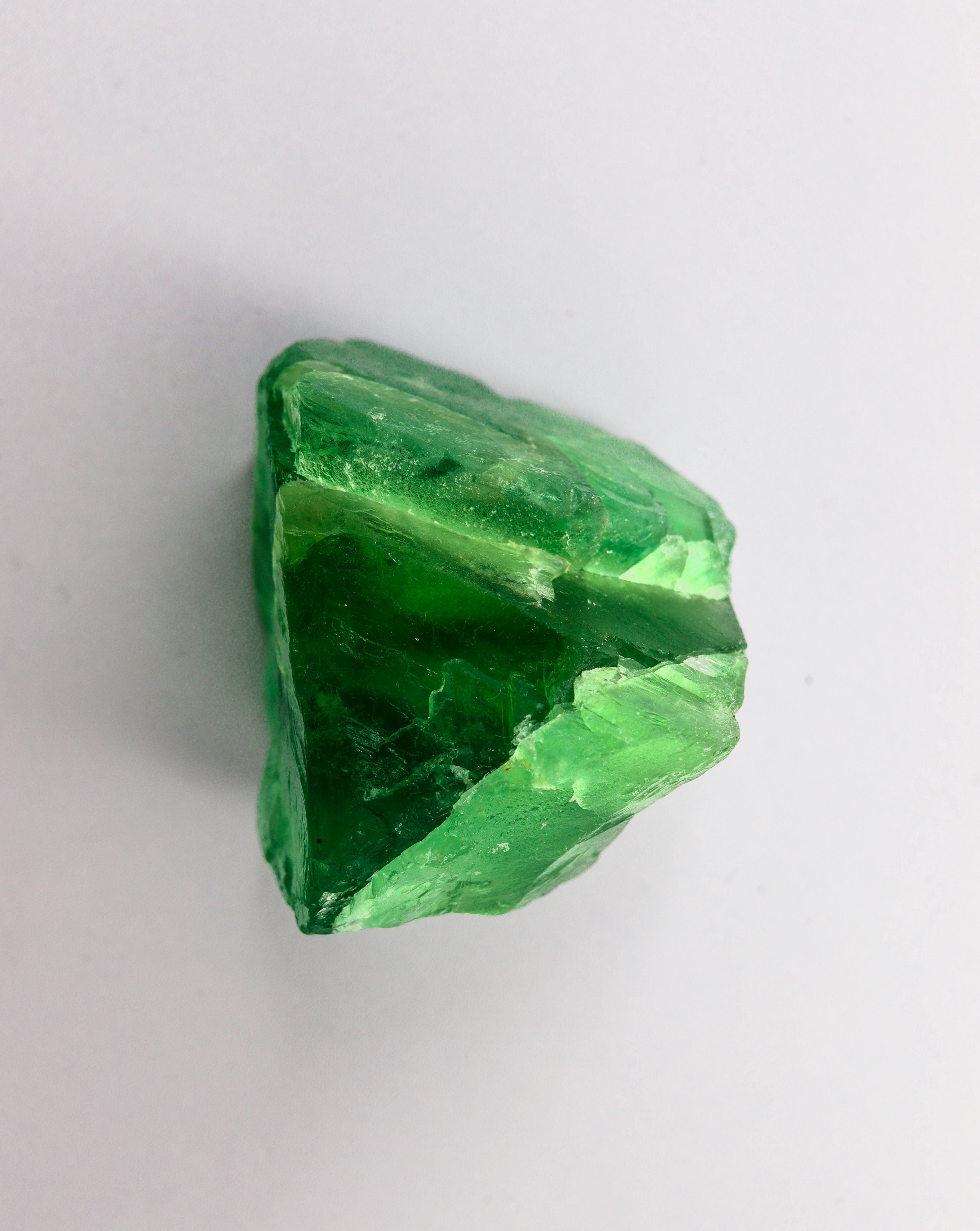 Verdant Fragment: A Sharp Sliver of Emerald Rock