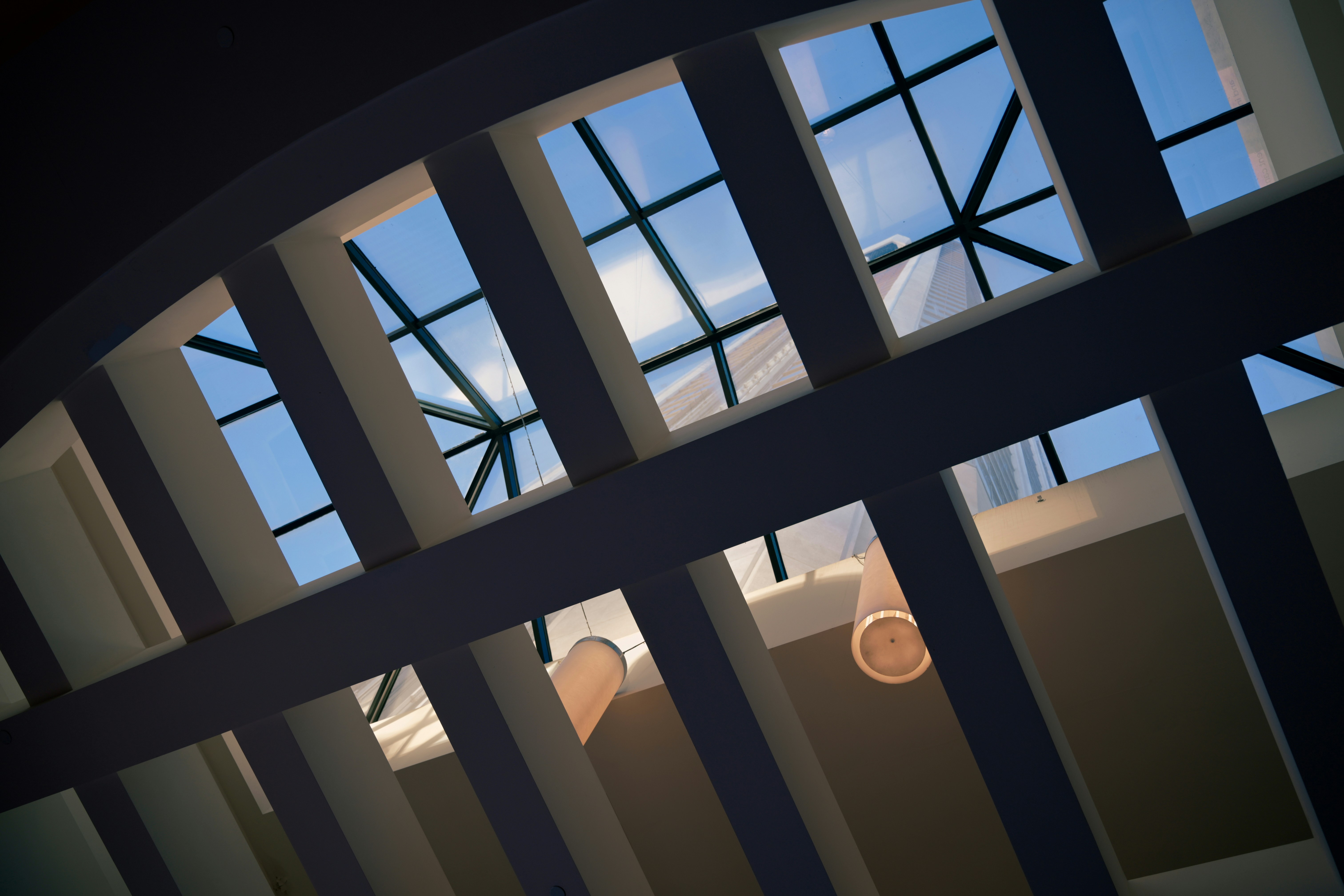 Geometric Atrium: Framed Light Through Modern Grids
