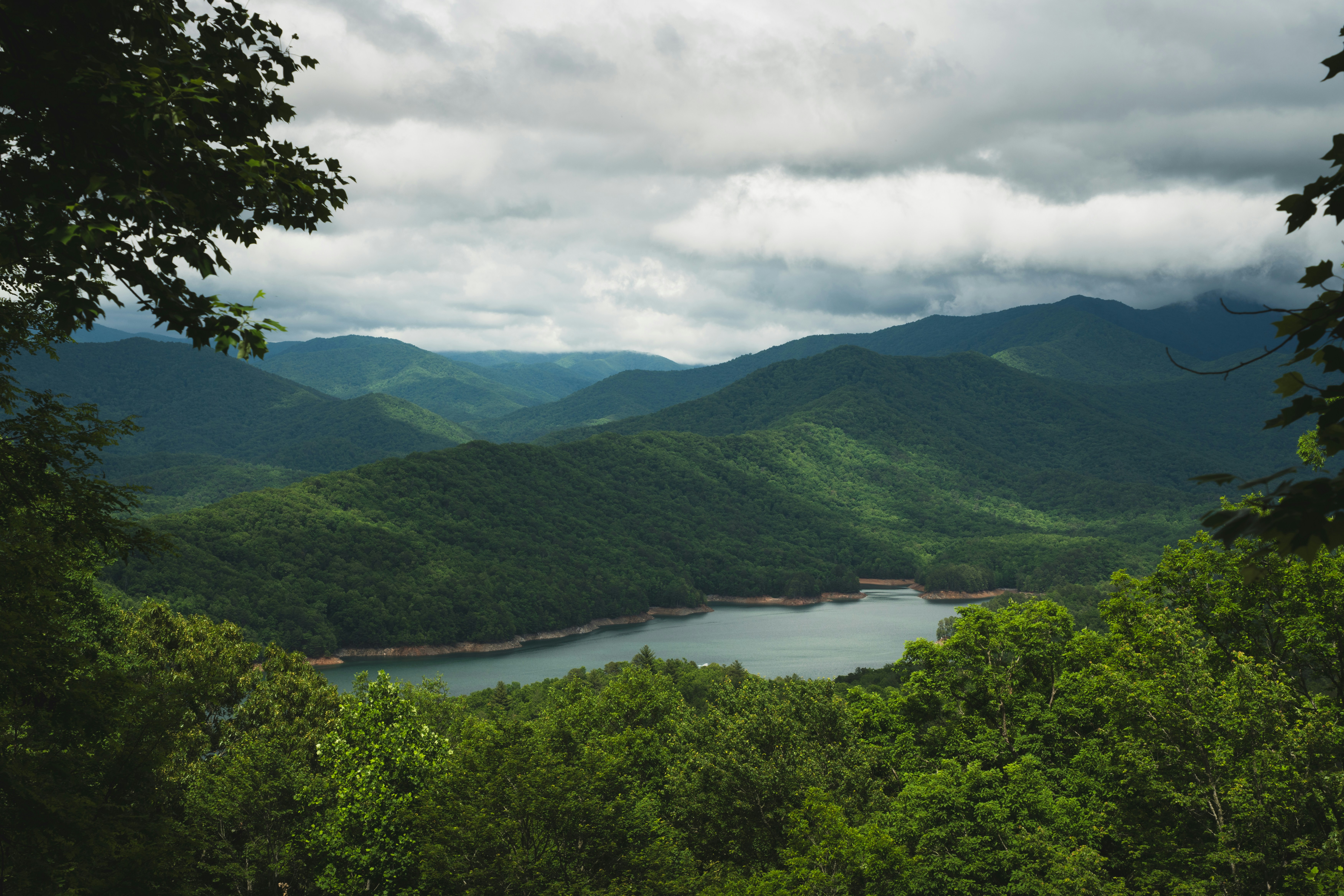 Emerald Ridge Overlook: A Lake Carved in the Green Valleys