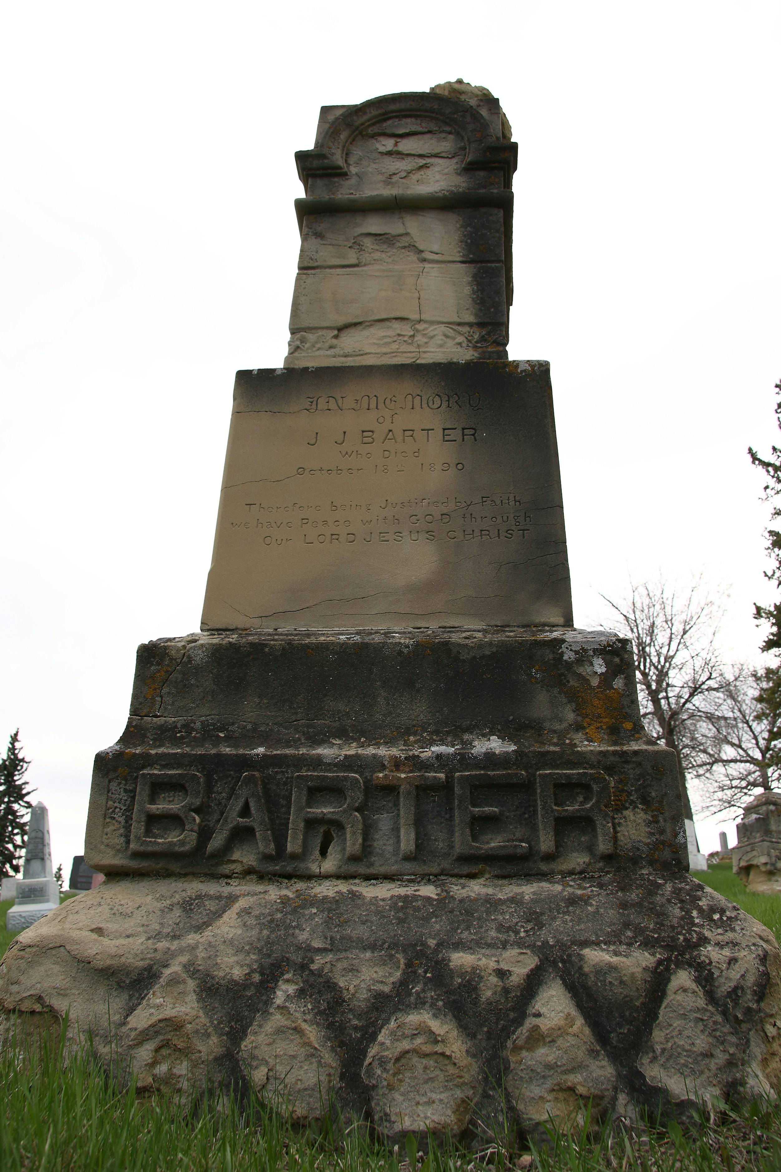 Stone Sentinel: The Barted Monument Standing Over Time