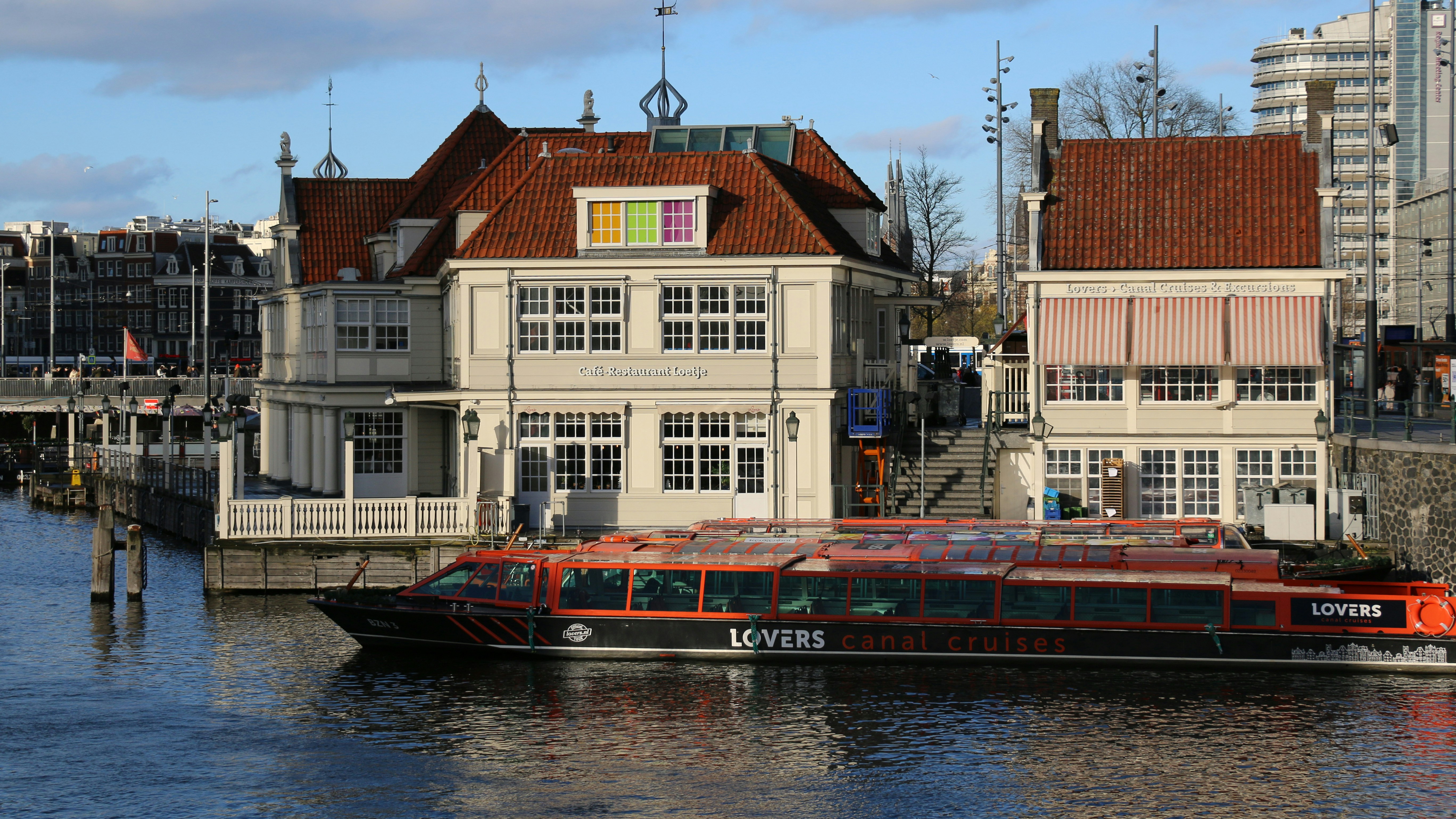 Harbor Houseboats by the Quiet Dam