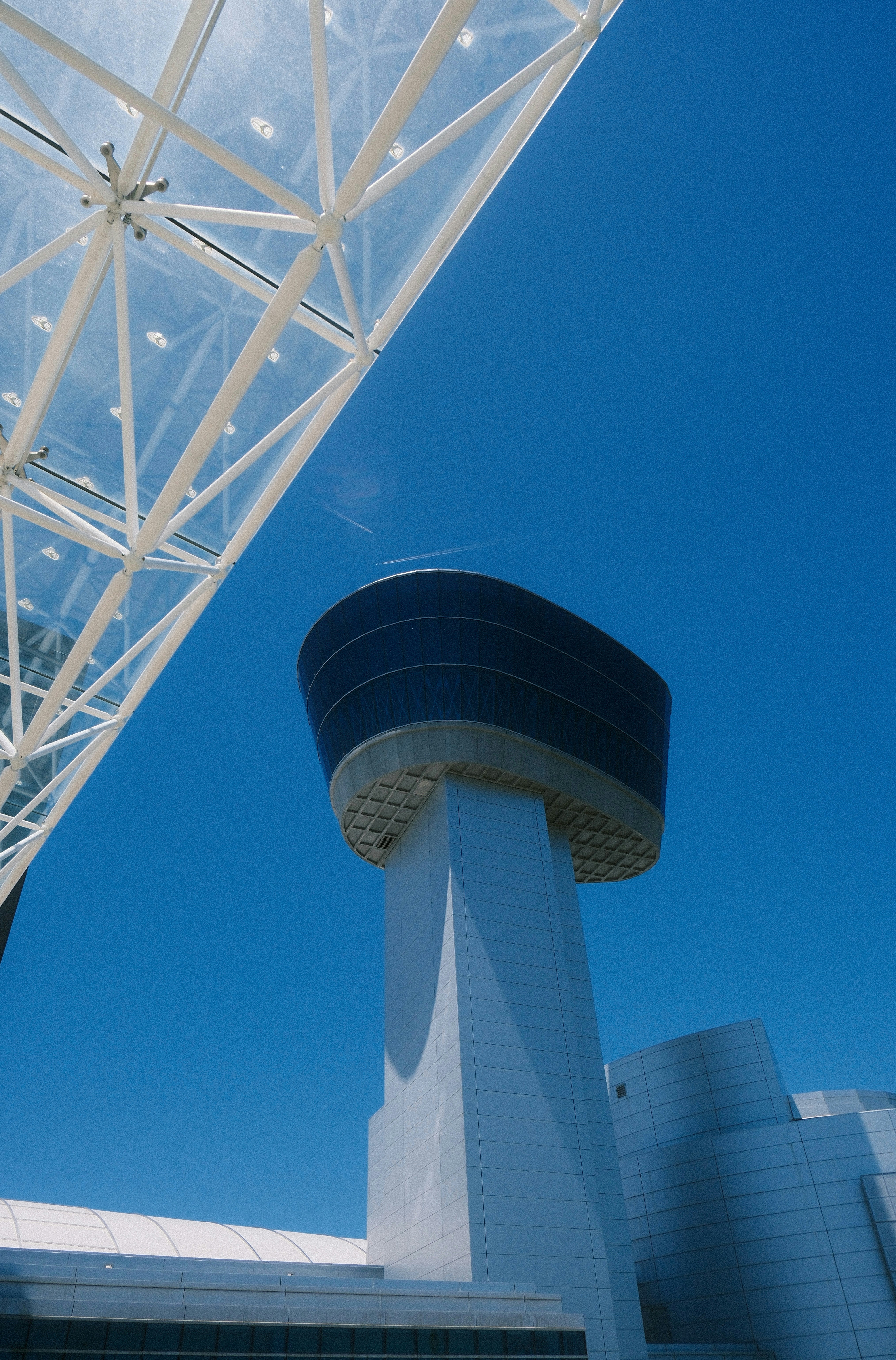 Architectural Eye on a Clear Blue Day