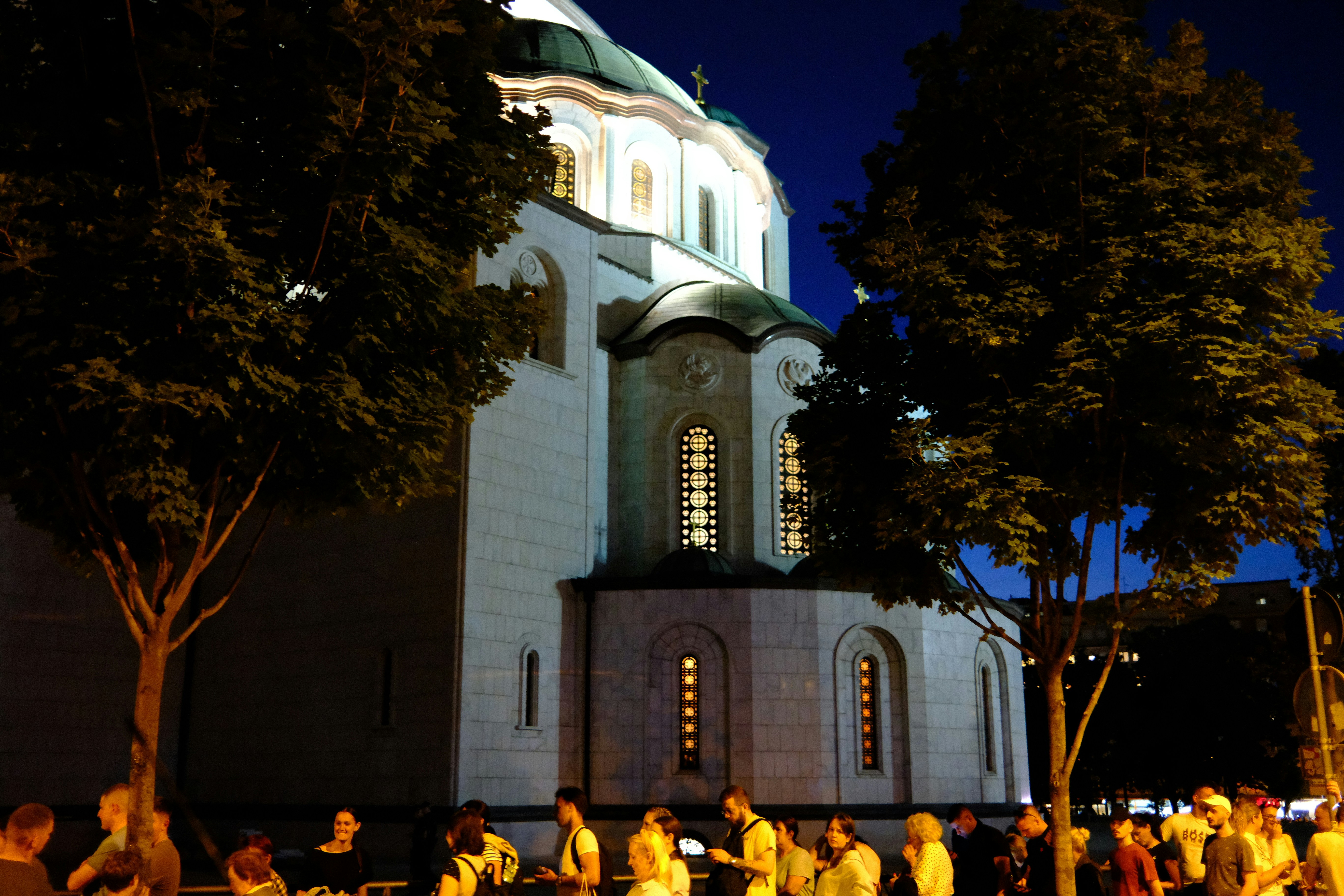 Evening Congregation at the Historic Chapel