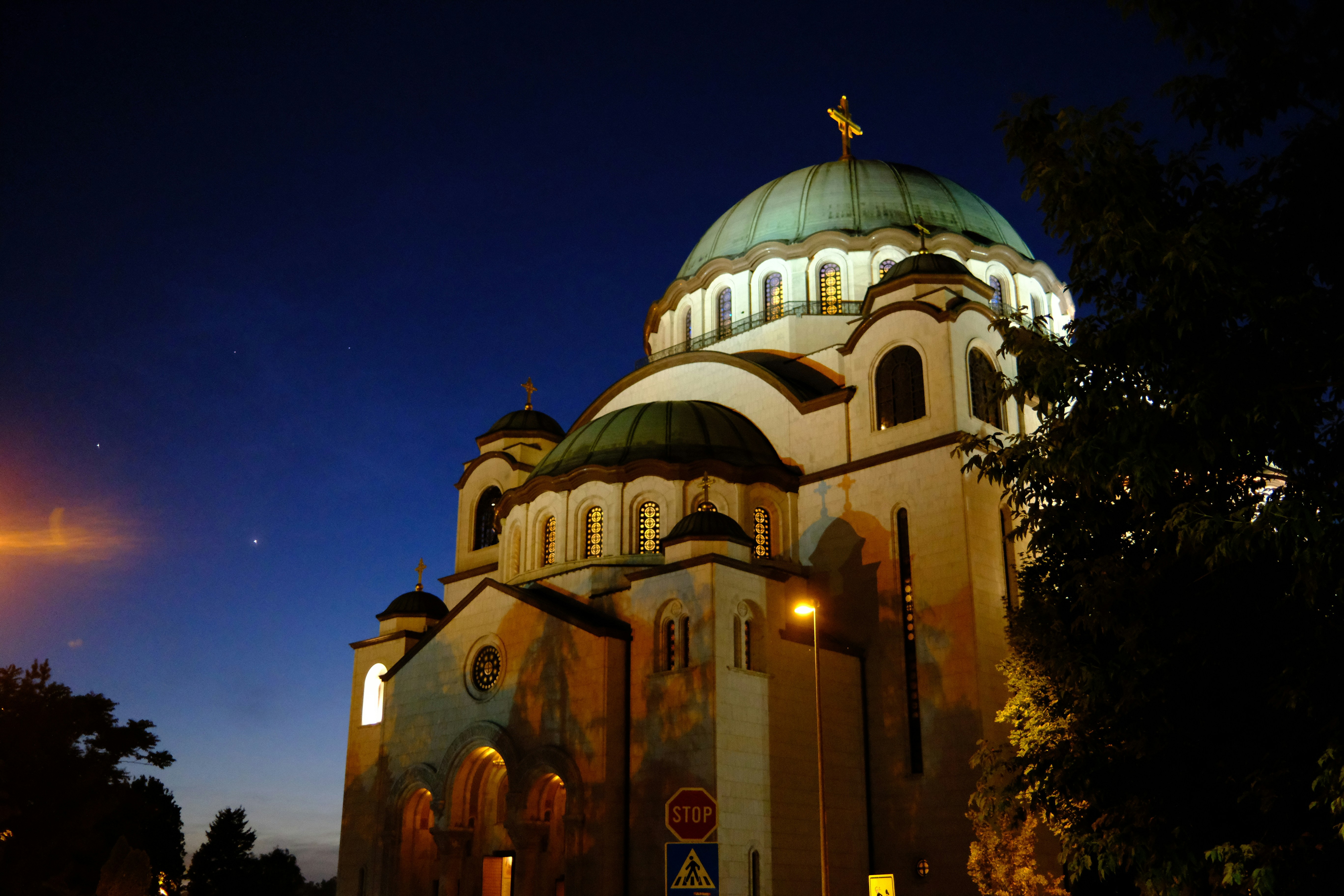 Domed Sanctuary Under Evening Sky