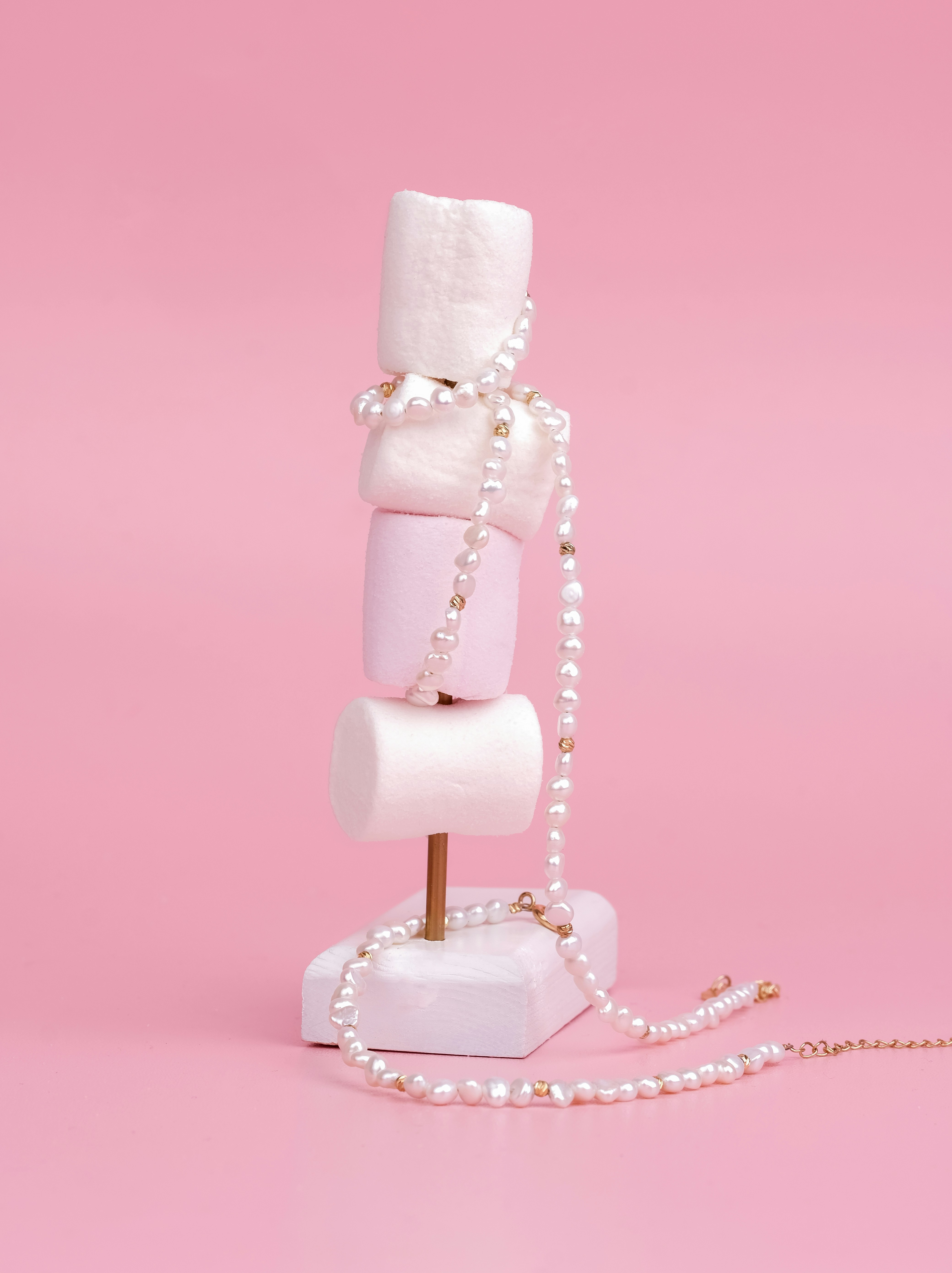 Candy Tower Adorned with Pearl Drift