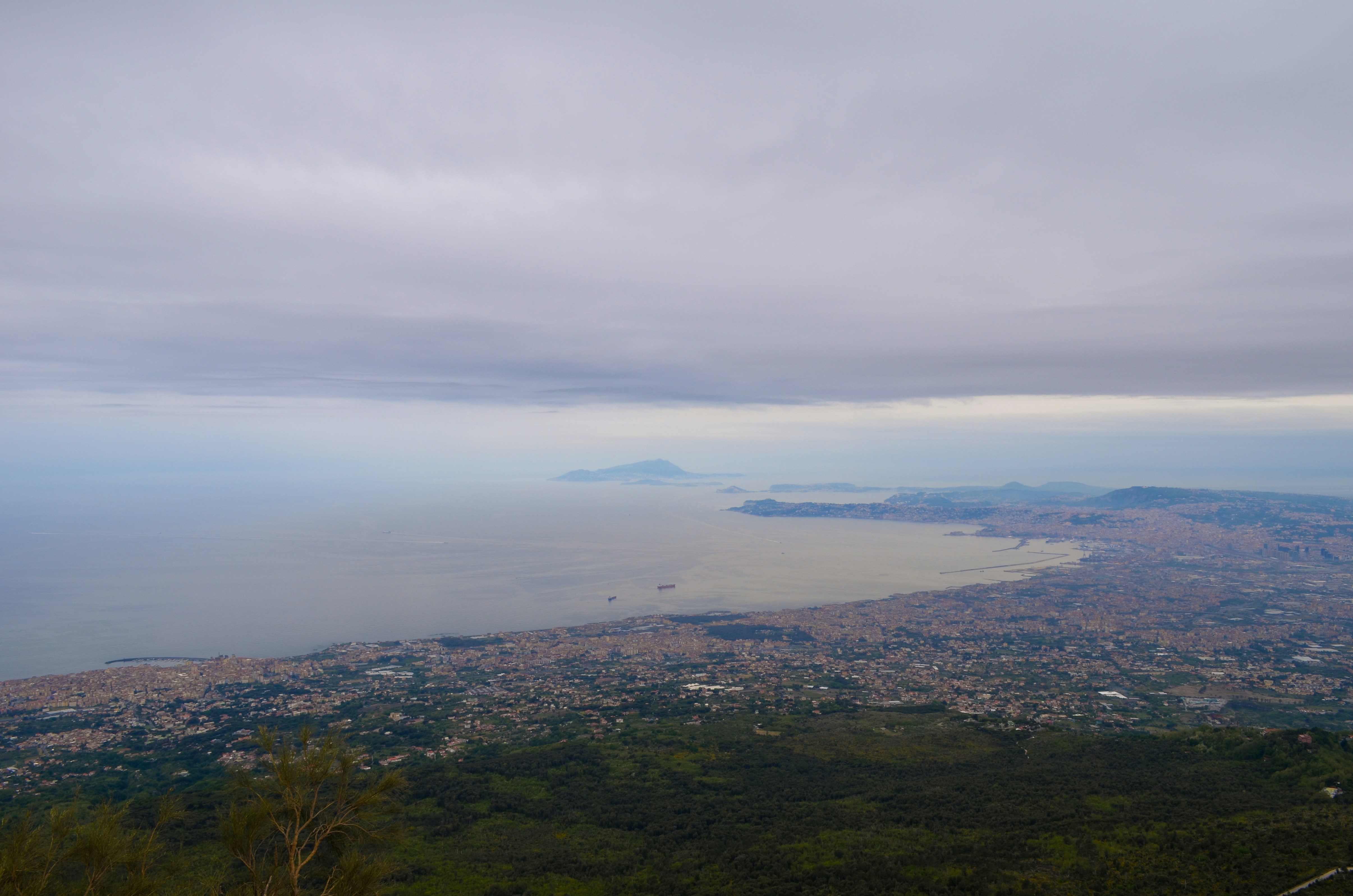 Coastal Ridge Beyond the Sea: A Quiet Aerial View