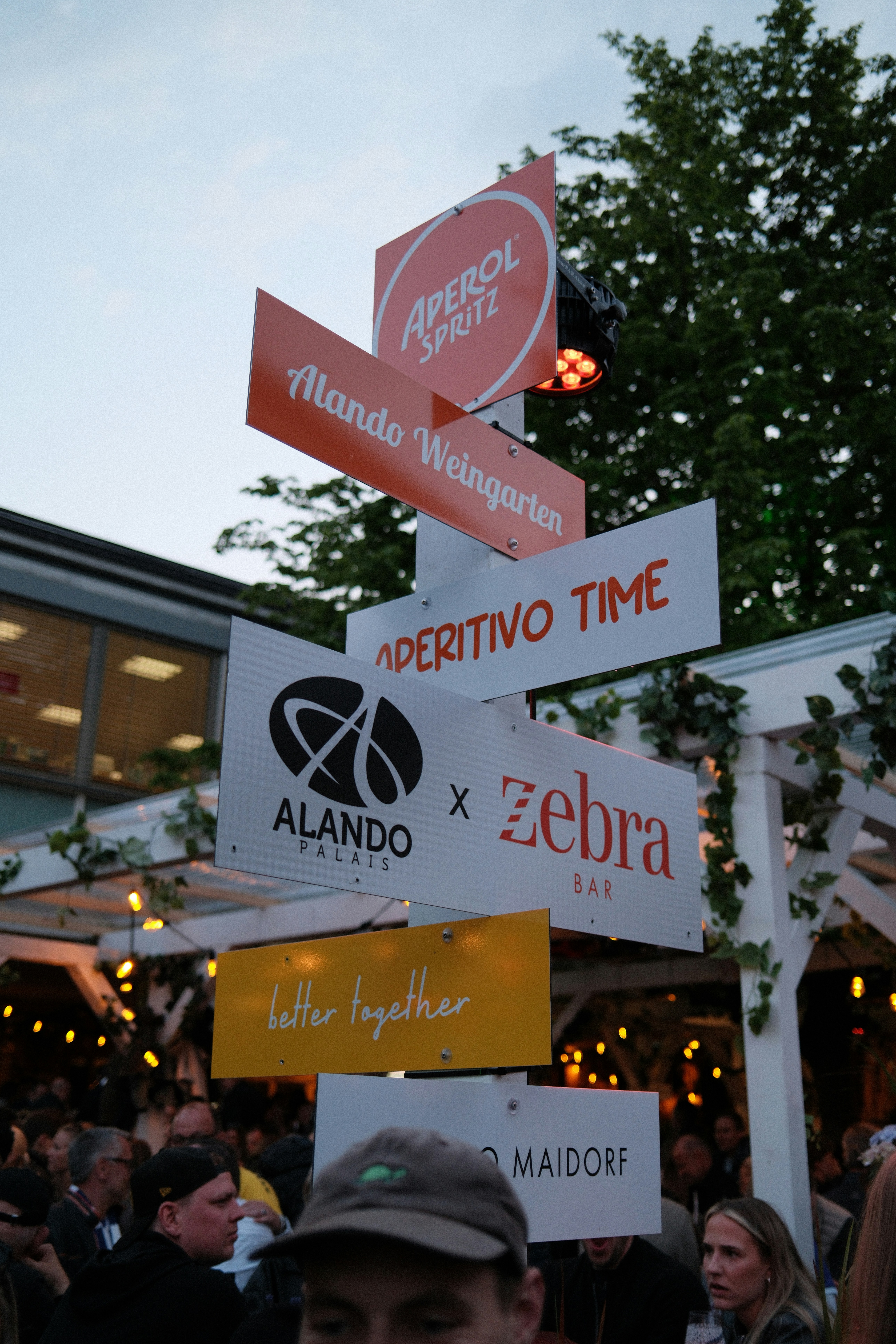 Signpost Serenade at Sunset Terrace
