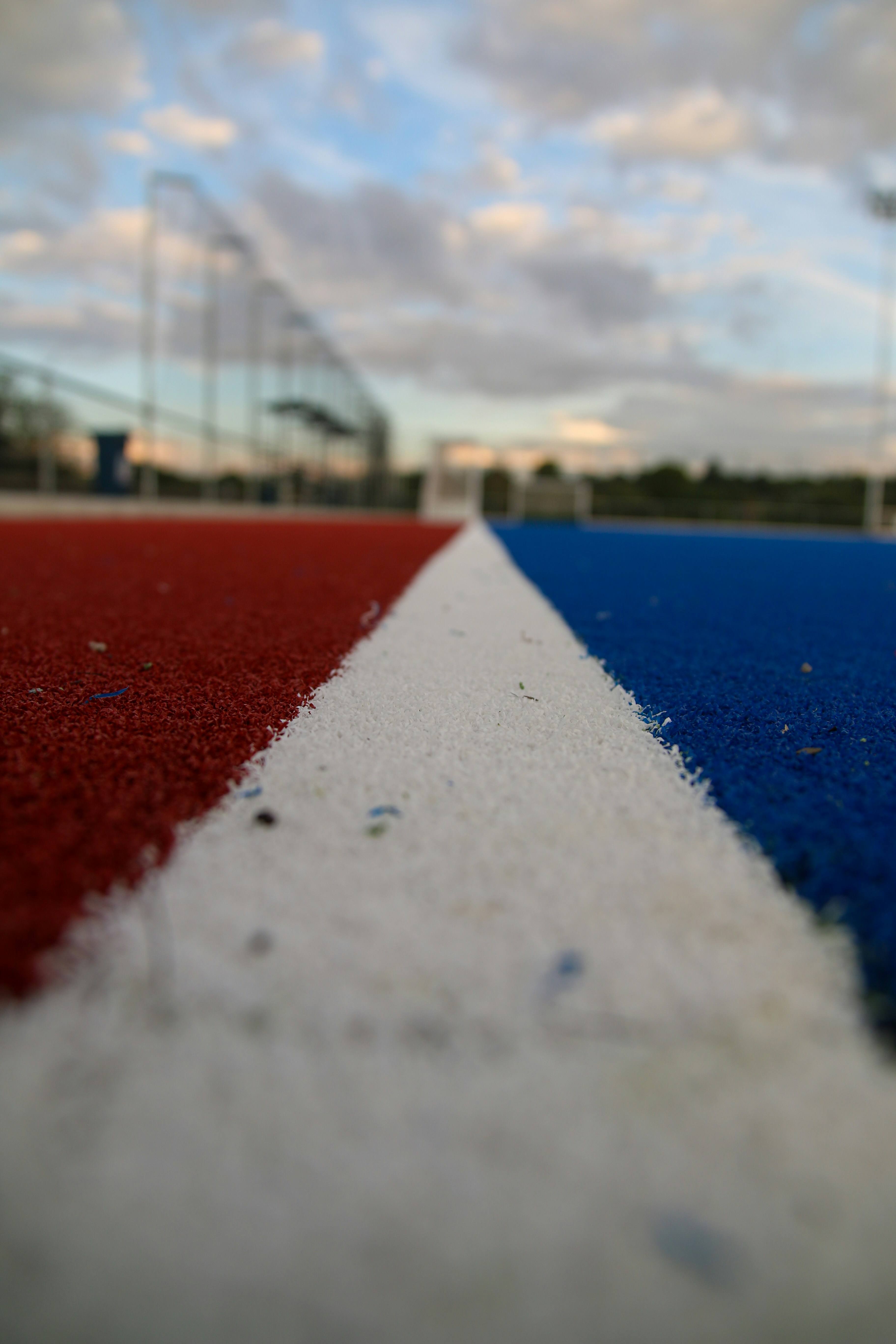 Center Stripe: A Low-Angle Look Along the Track