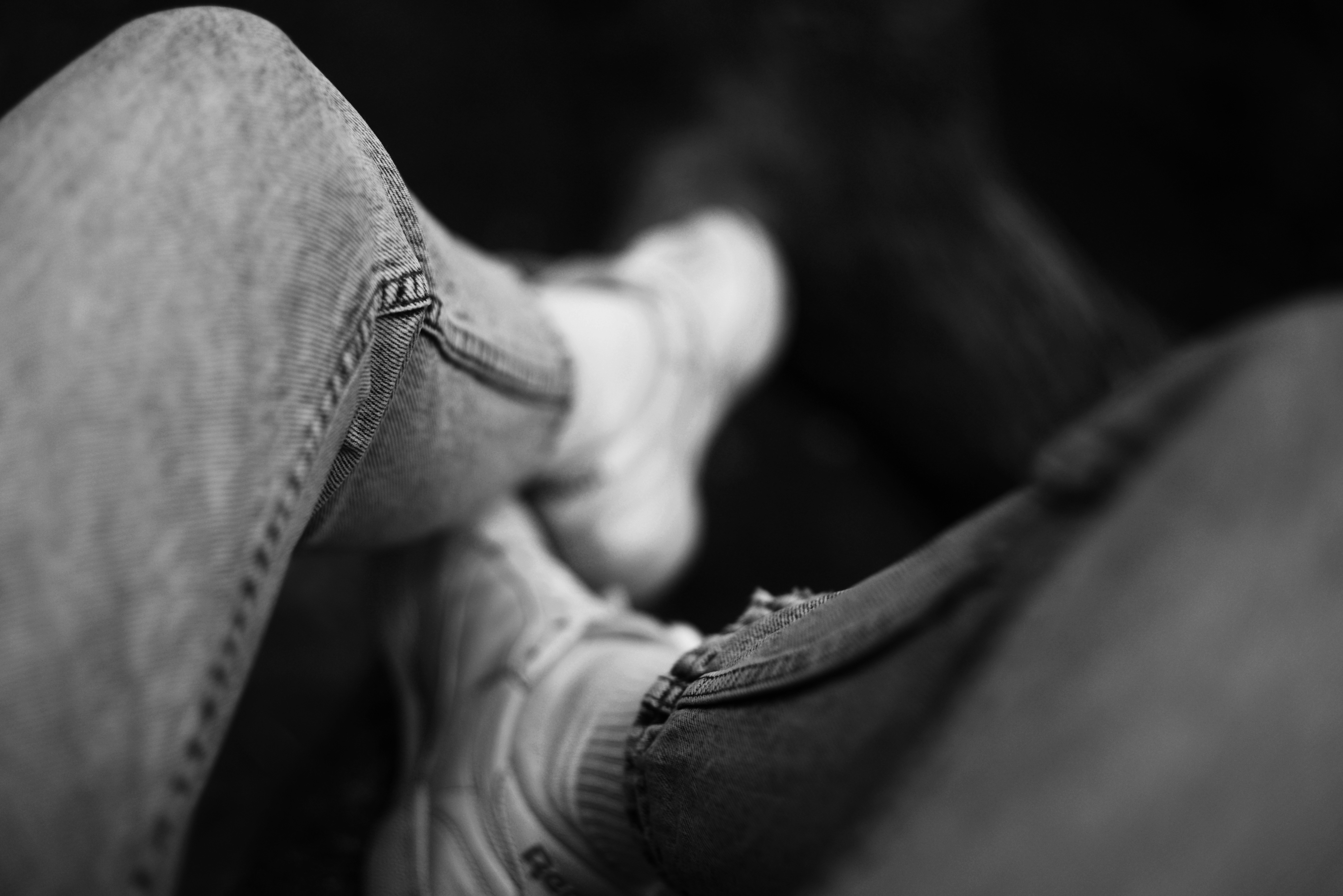 Lean Into Comfort: A Quiet Moment in Denim and Sneakers