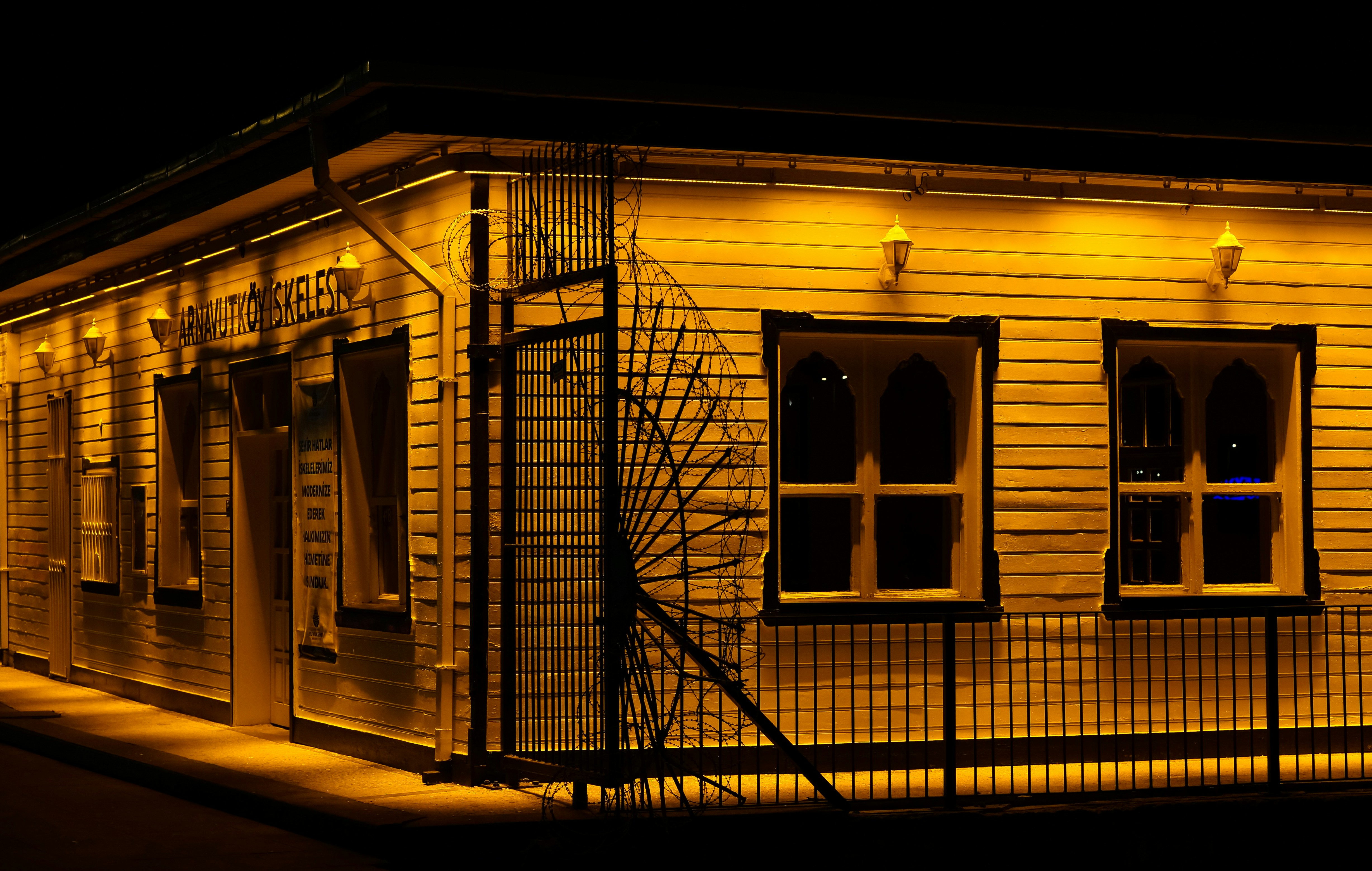 Warm Glow on a Quiet Night: A Corner Store in Light