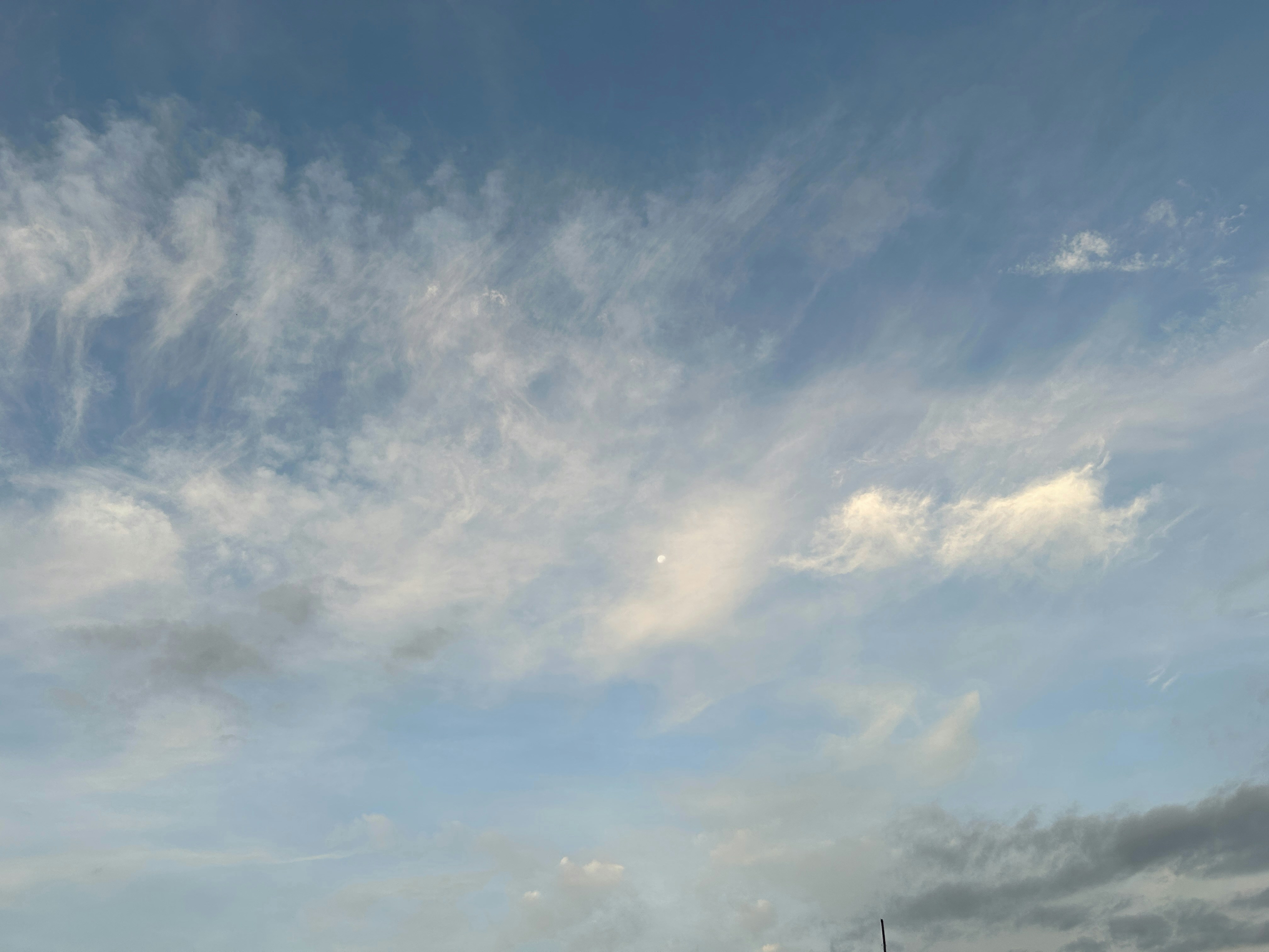 Open Sky Above Quiet Coastal Clouds